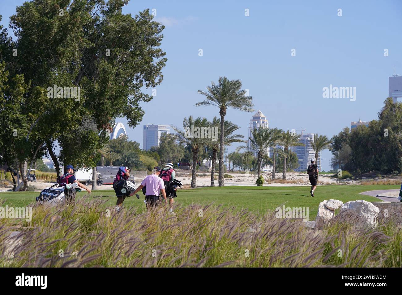 Commercial Bank Qatar Masters Round One Stock Photo - Alamy