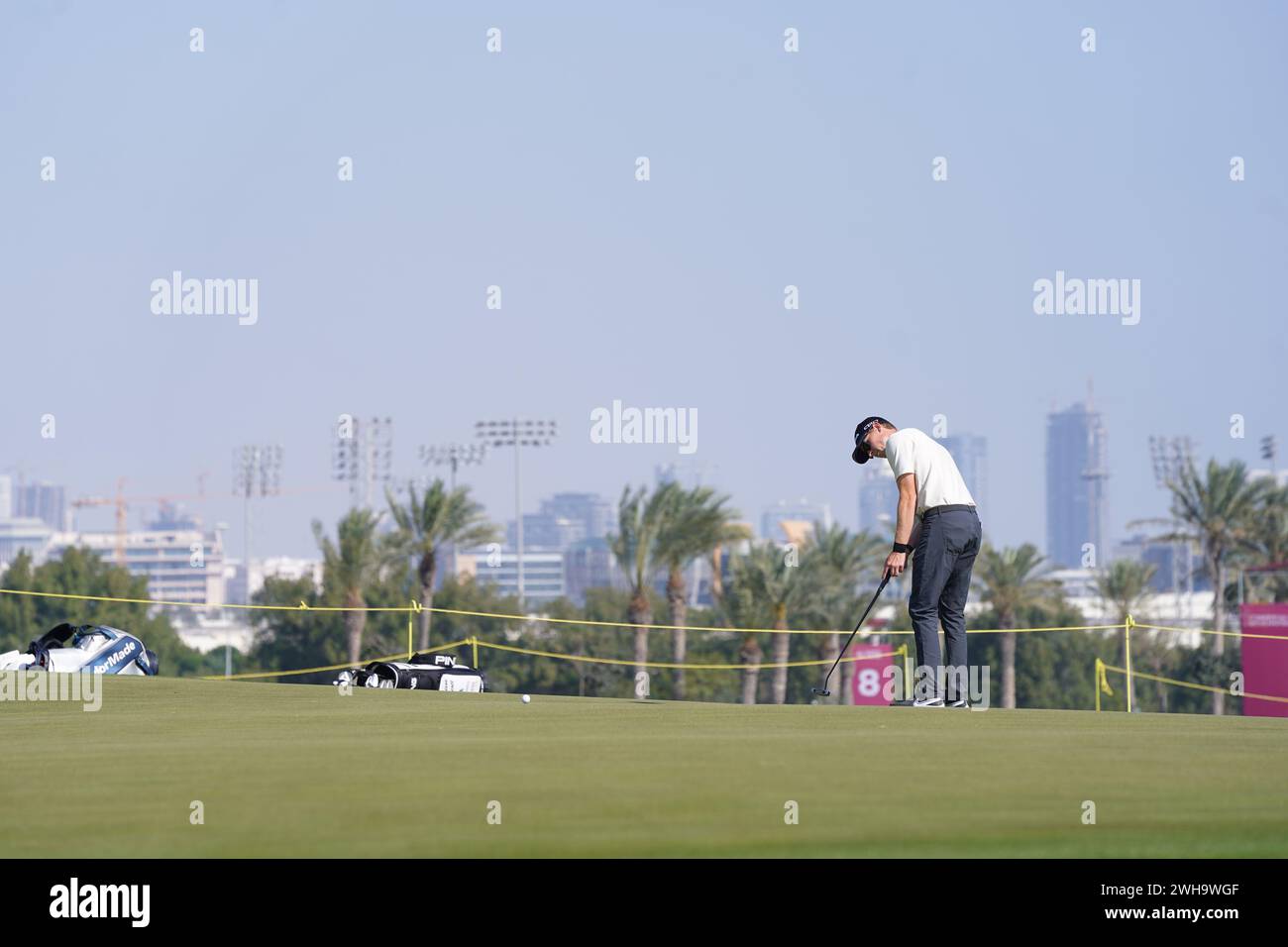 Commercial Bank Qatar Masters at the Doha Golf Club Stock Photo - Alamy