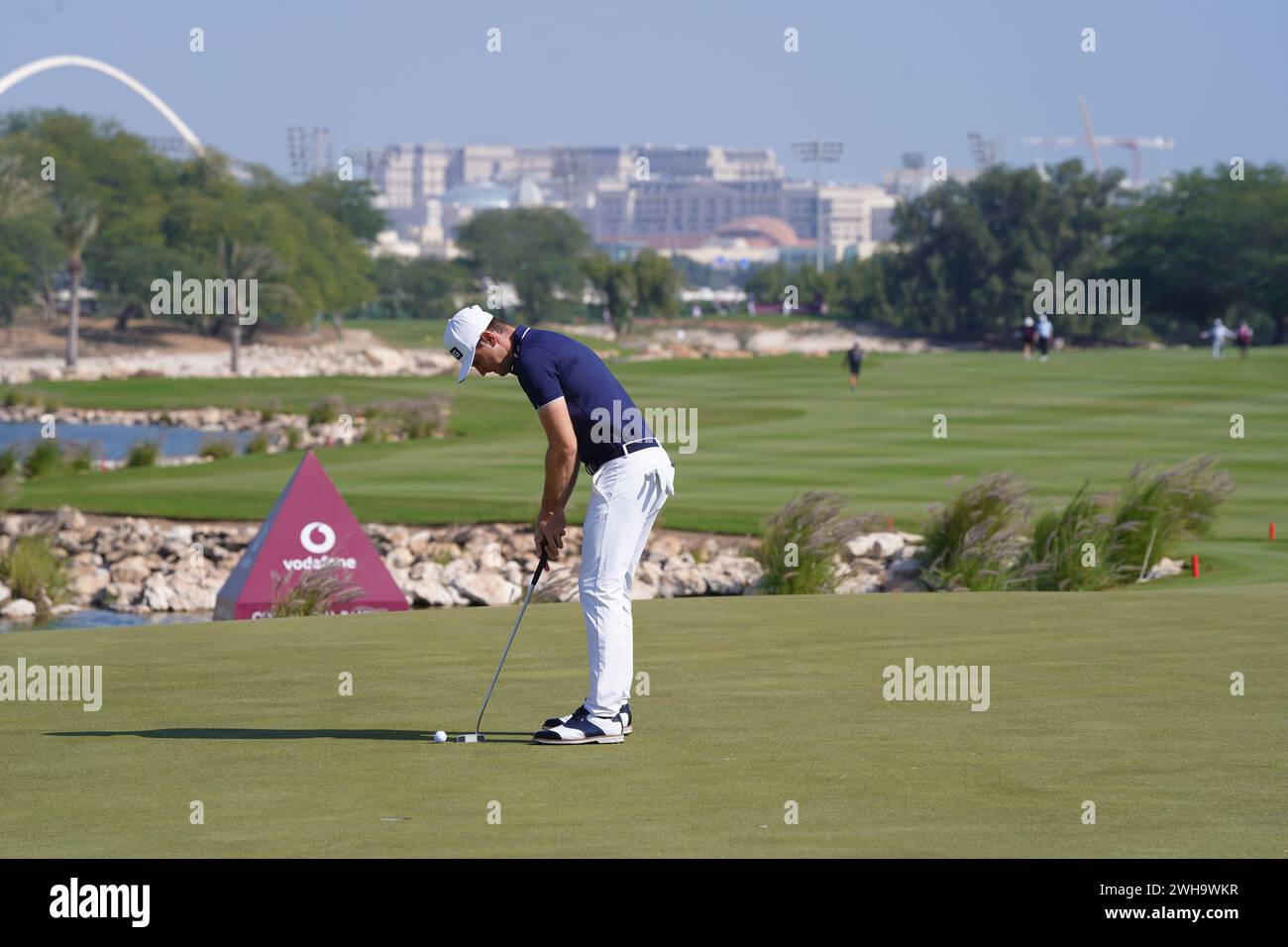 action at Commercial Bank Qatar Masters golf tournament in Doha on ...