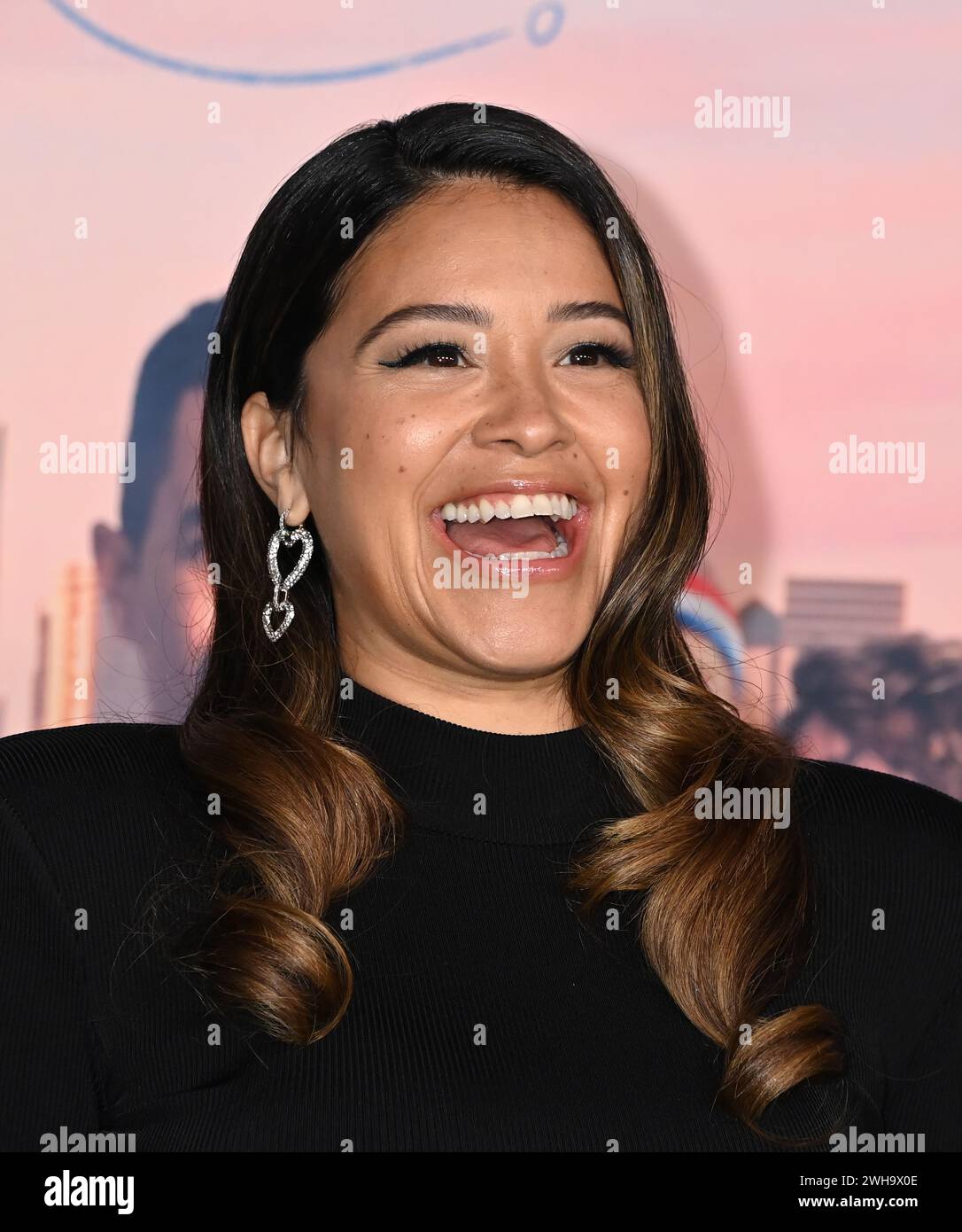 Hollywood, USA. 08th Feb, 2024. Gina Rodriguez arriving to Netflix's ...