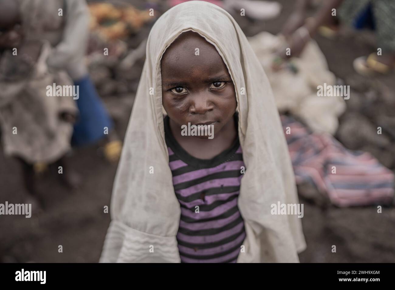 Beijing, Democratic Republic of the Congo. 8th Feb, 2024. A displaced ...