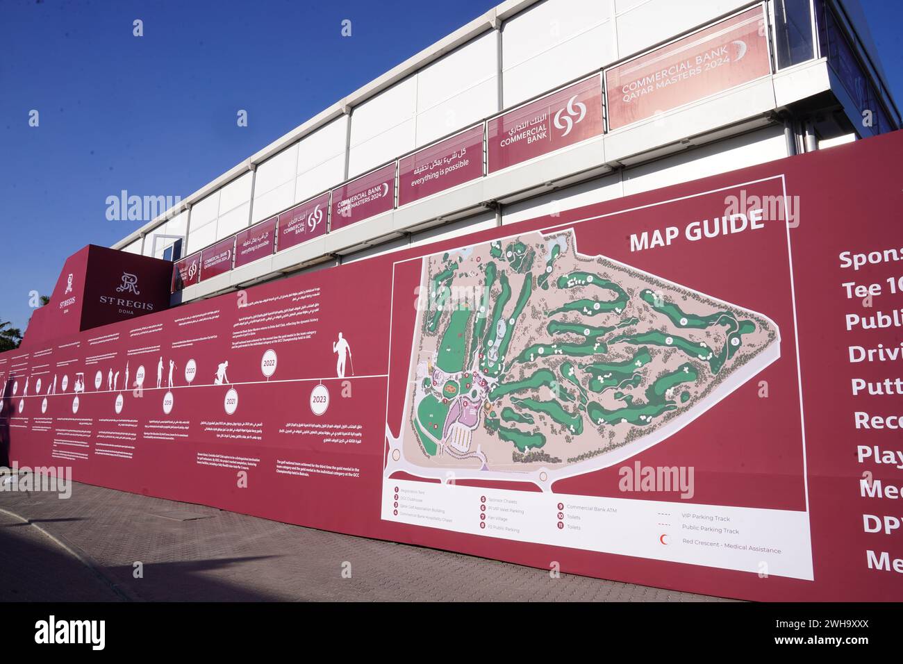 Commercial Bank Qatar Masters Stock Photo - Alamy