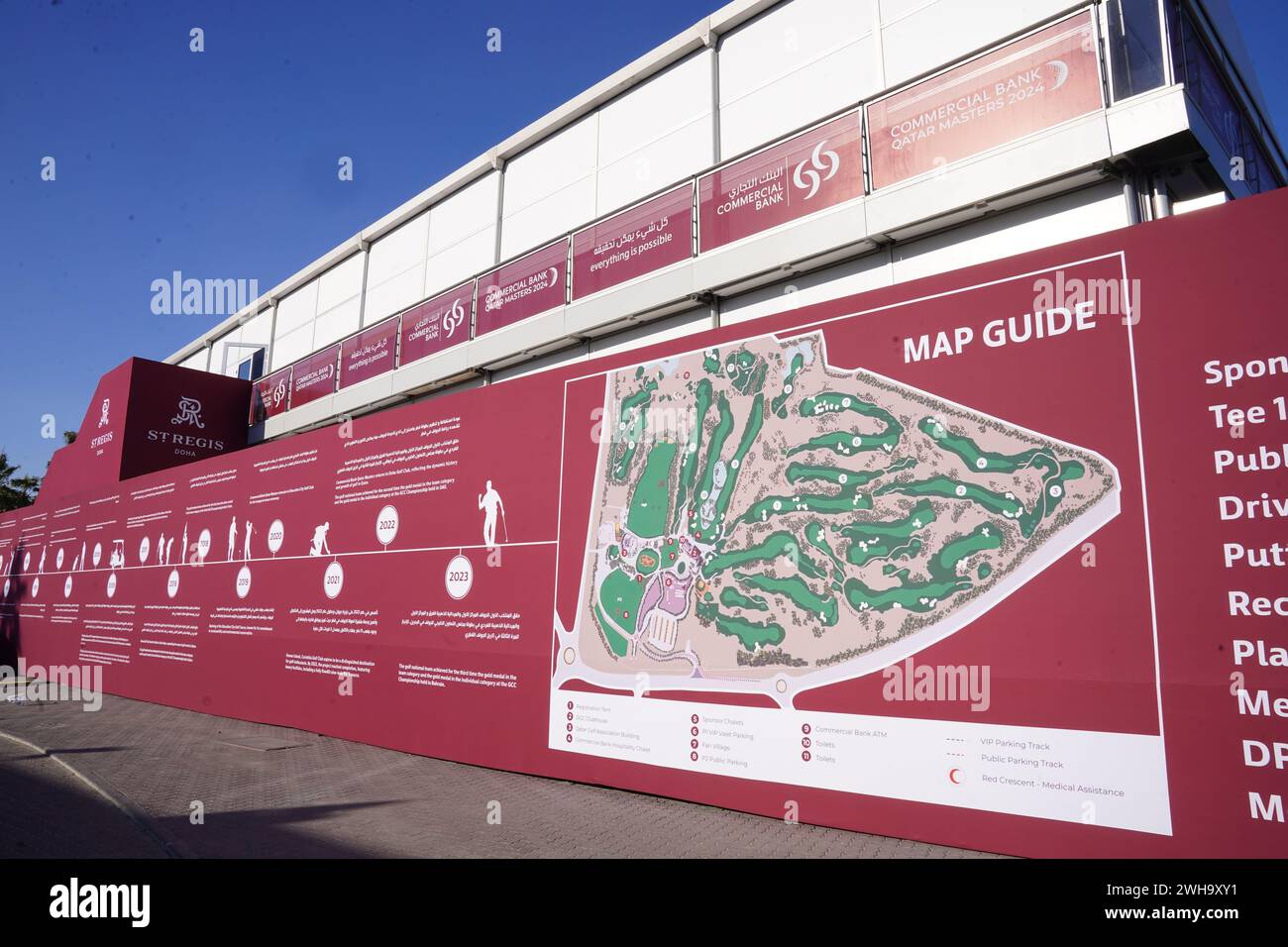 Commercial Bank Qatar Masters Stock Photo - Alamy