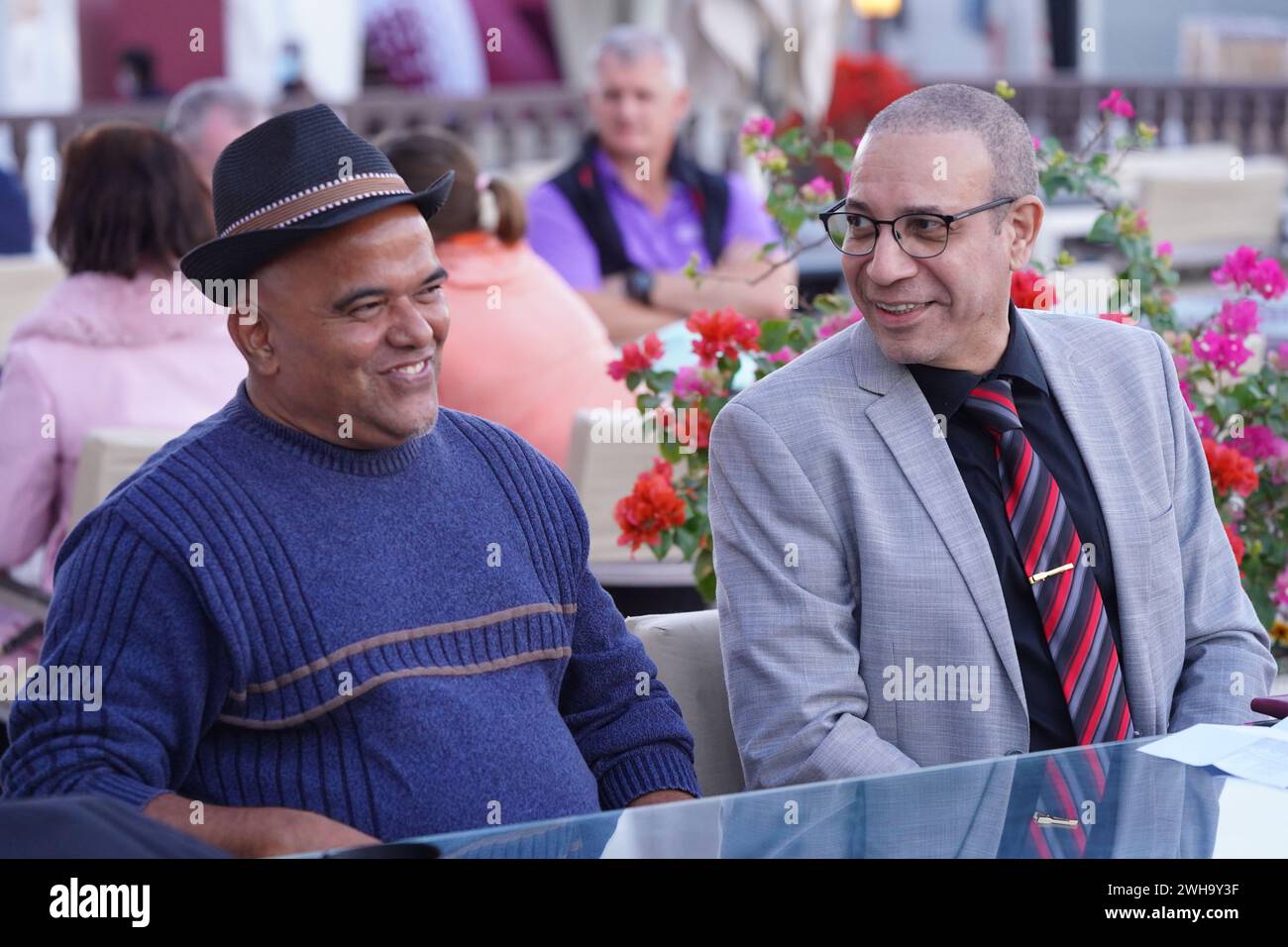action at Commercial Bank Qatar Masters golf tournament in Doha on ...