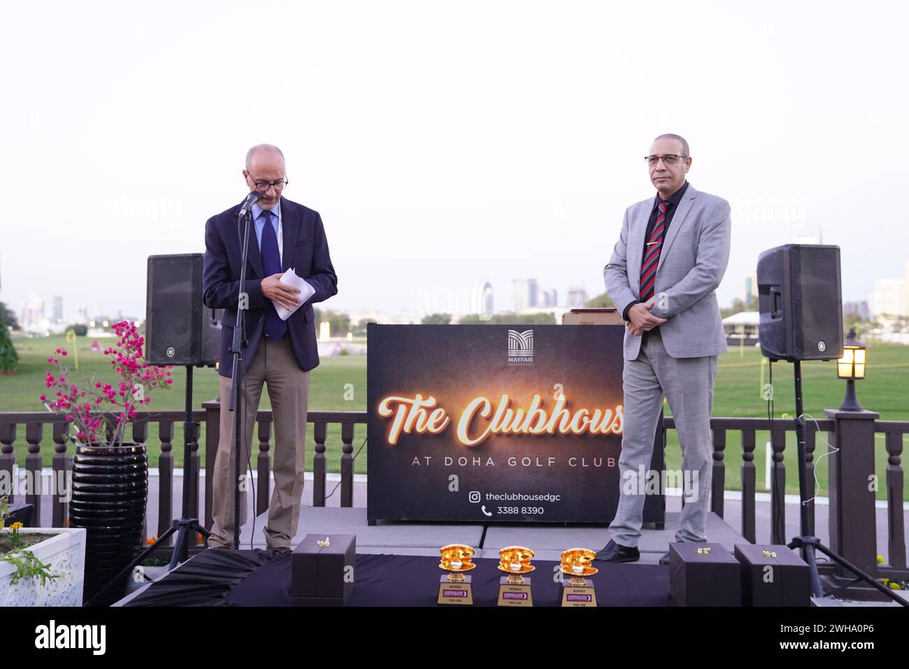 Commercial Bank Qatar Masters Pro Am Stock Photo - Alamy