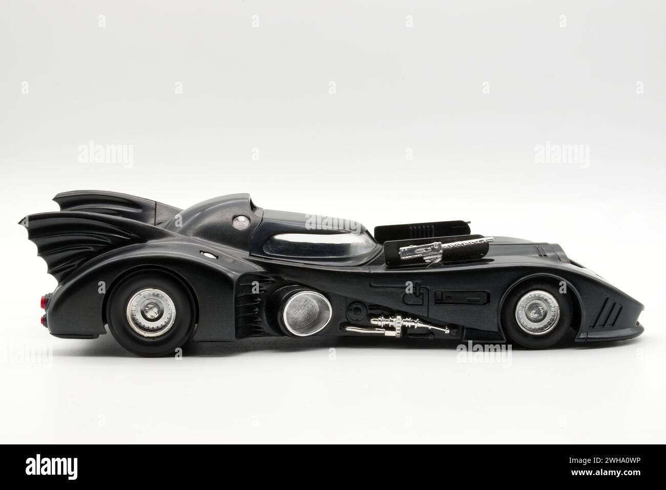Batmobile plastic model replica from 1989 Batman Movie Stock Photo - Alamy