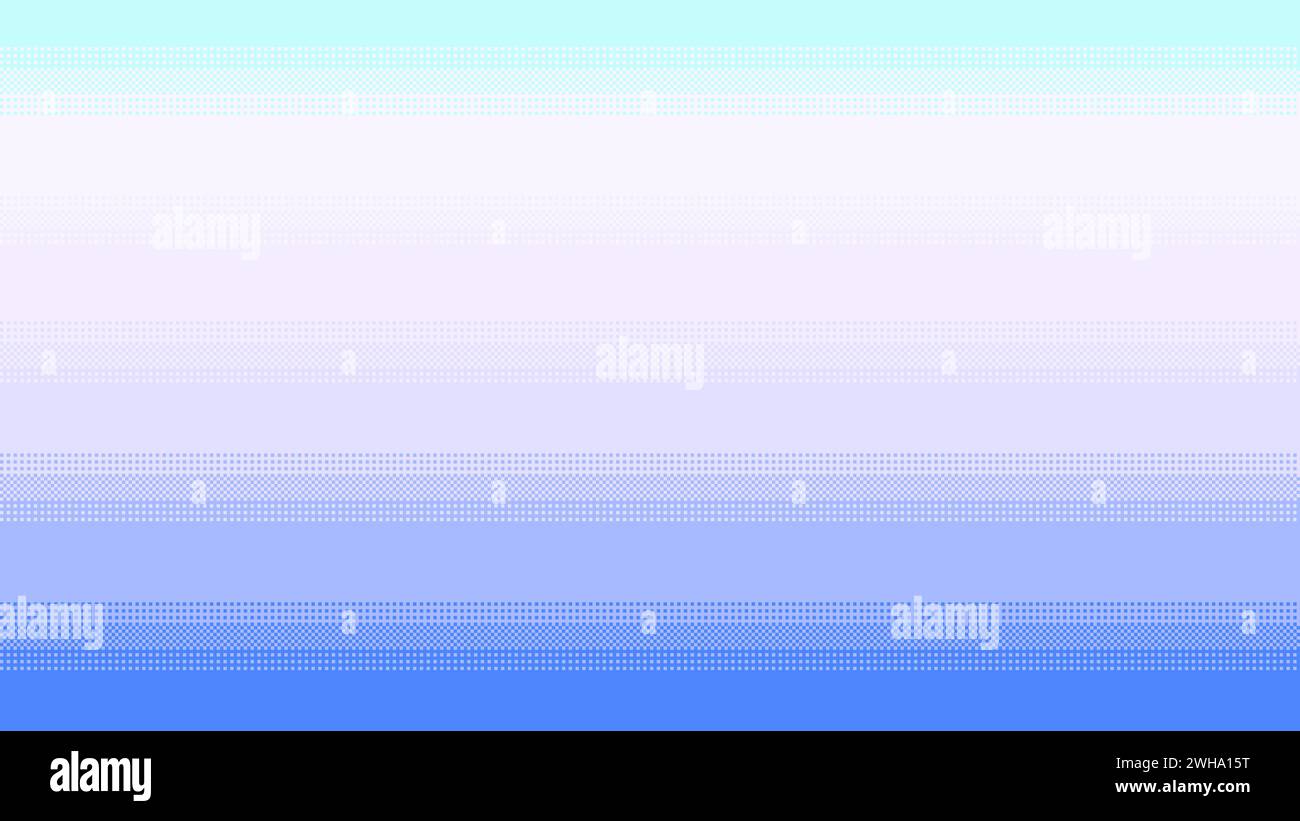 Pixel art light blue colored gradient background. Dithering vector ...