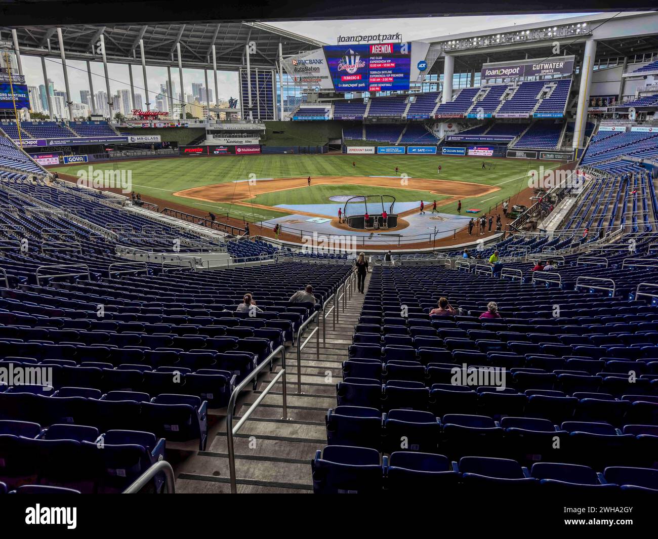 LoanDepot Park or Marlins Park baseball stadium in Little Havana 2024 ...