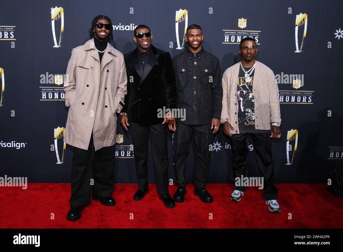 Shedeur Sanders, Deion Sanders, Shilo Sanders and Deion Sanders Jr. on ...
