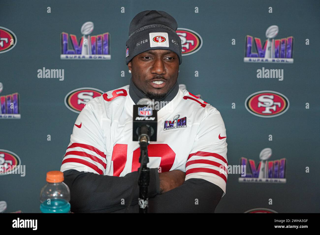 Henderson, Nevada, USA, February 8, 2024, 49ers Wide Receiver Deebo ...