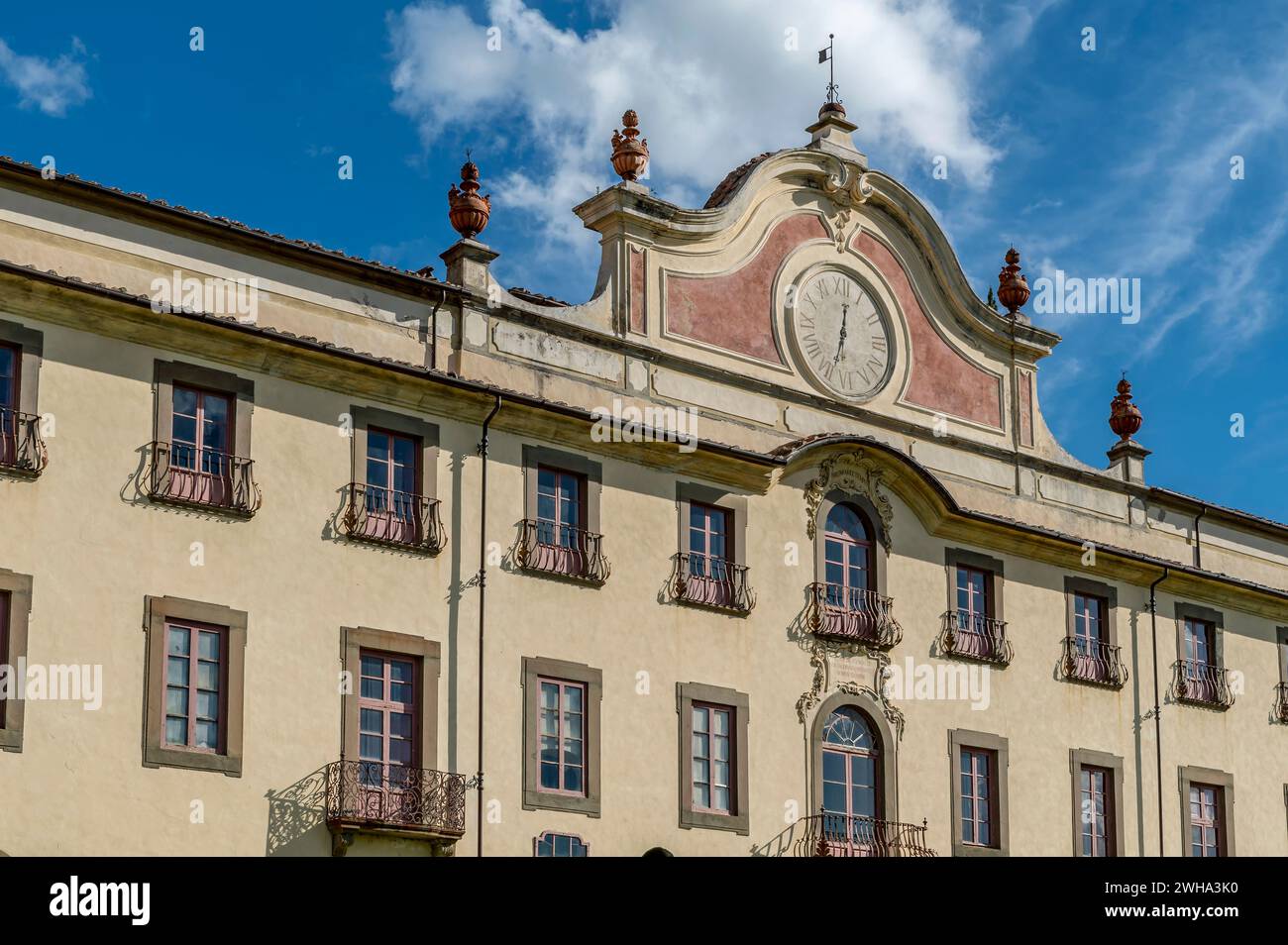 A detail of the ancient Certosa di Pisa, Calci, Italy Stock Photo - Alamy