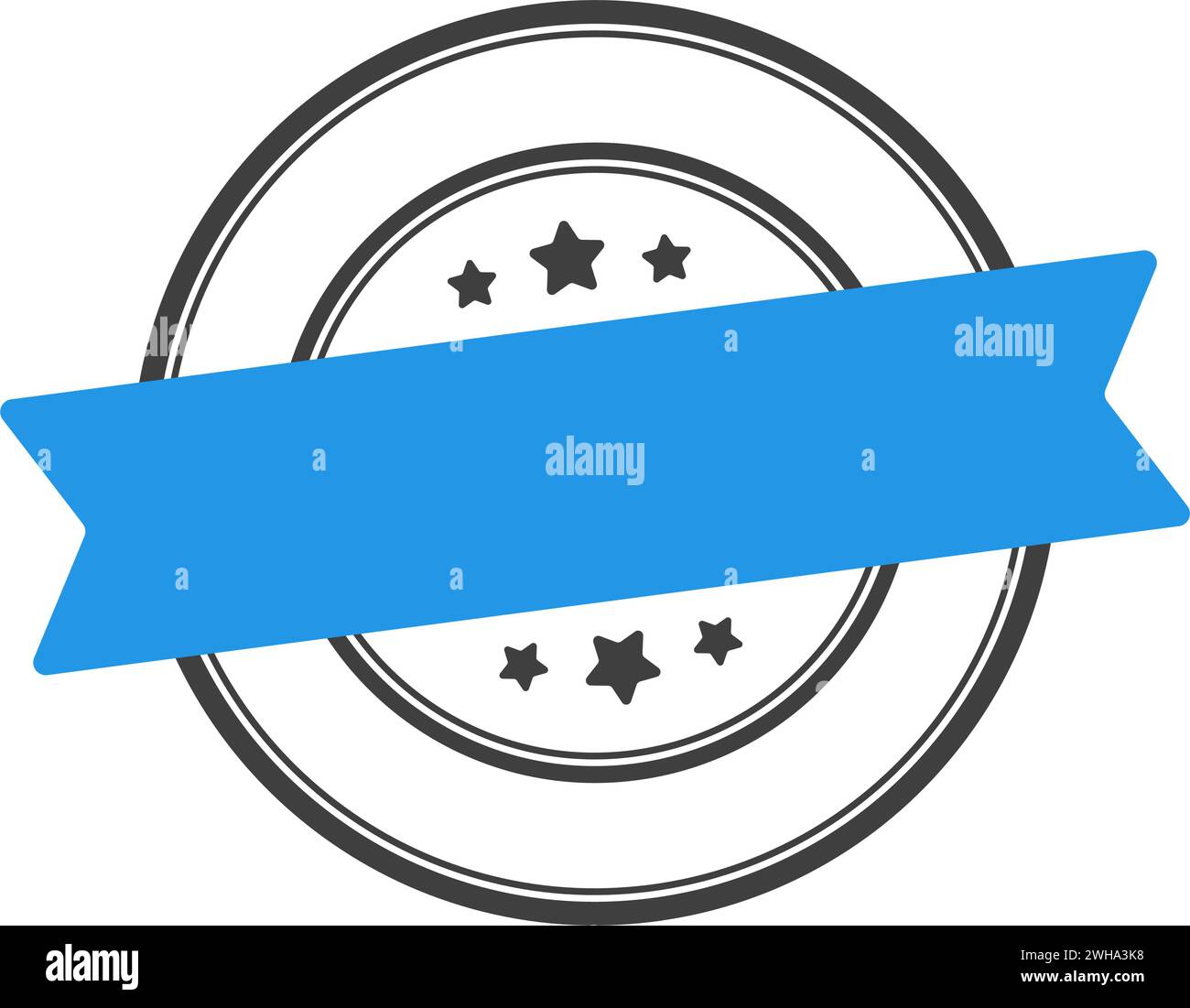 blank stamp. blank round sign. label on transparent background Stock ...