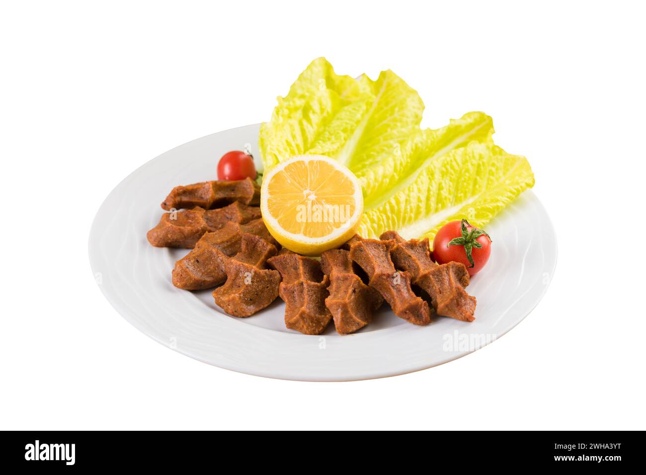 Traditional Turkish Raw Meat. ( Cig Kofte ) Turkish food Stock Photo ...