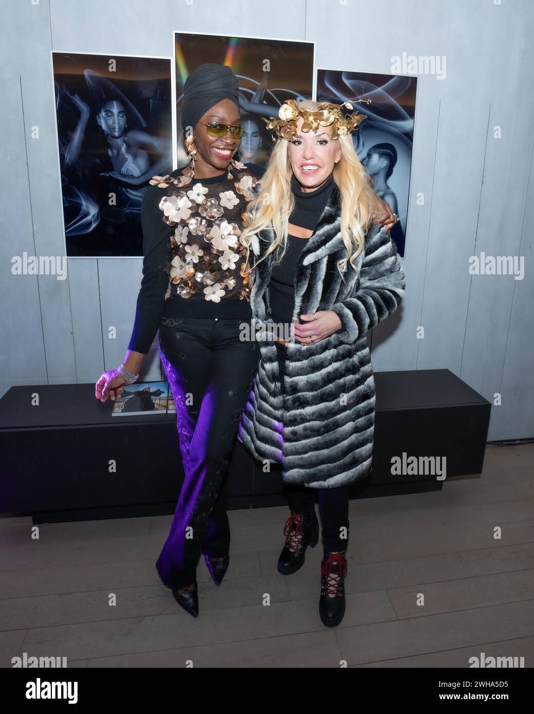 Tinu and Luciana Pampalone attends Indira Cesarine Lumiere Solo ...