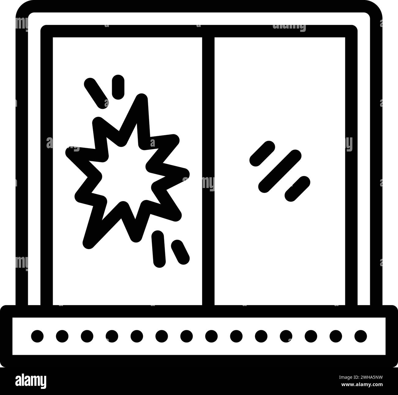 Icon for broken,split Stock Vector Image & Art - Alamy