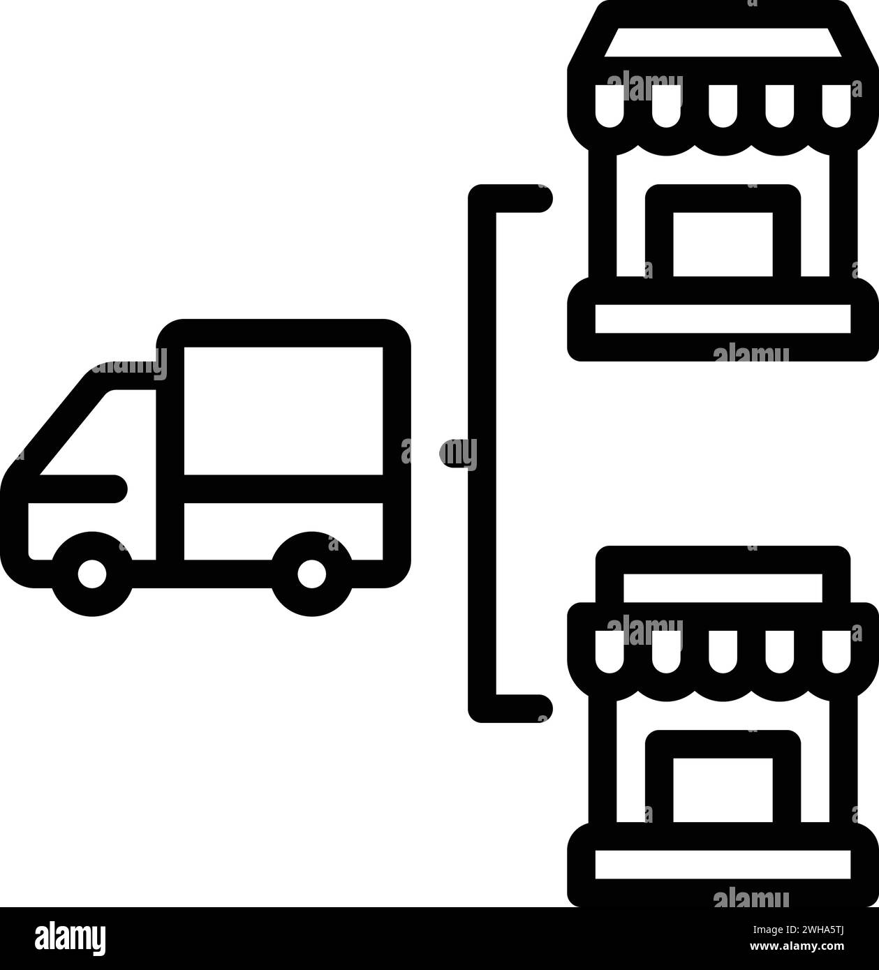 Truck dealer Stock Vector Images - Alamy