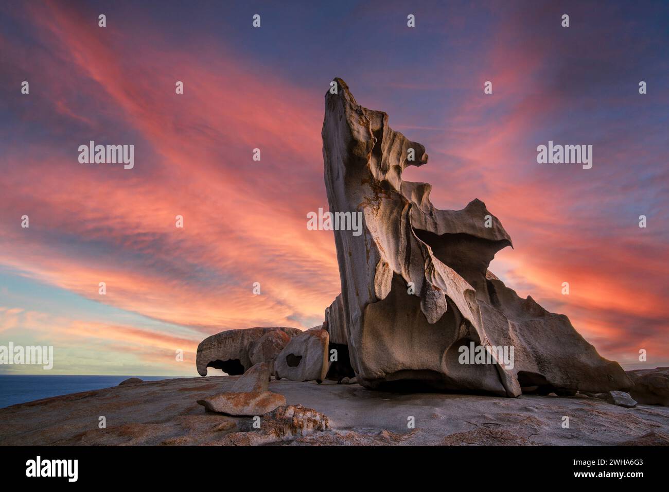 Remarkable Rocks in Flinders Chase National Park. Kangaroo Island ...