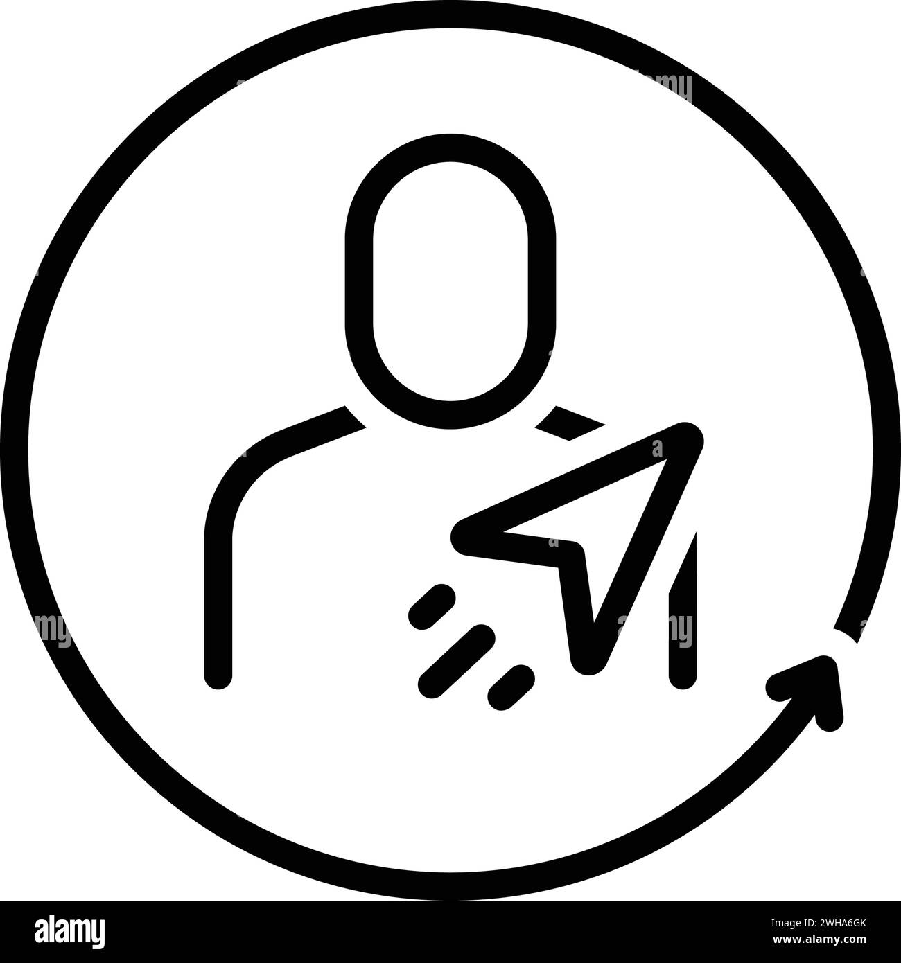 Message sender Cut Out Stock Images & Pictures - Alamy