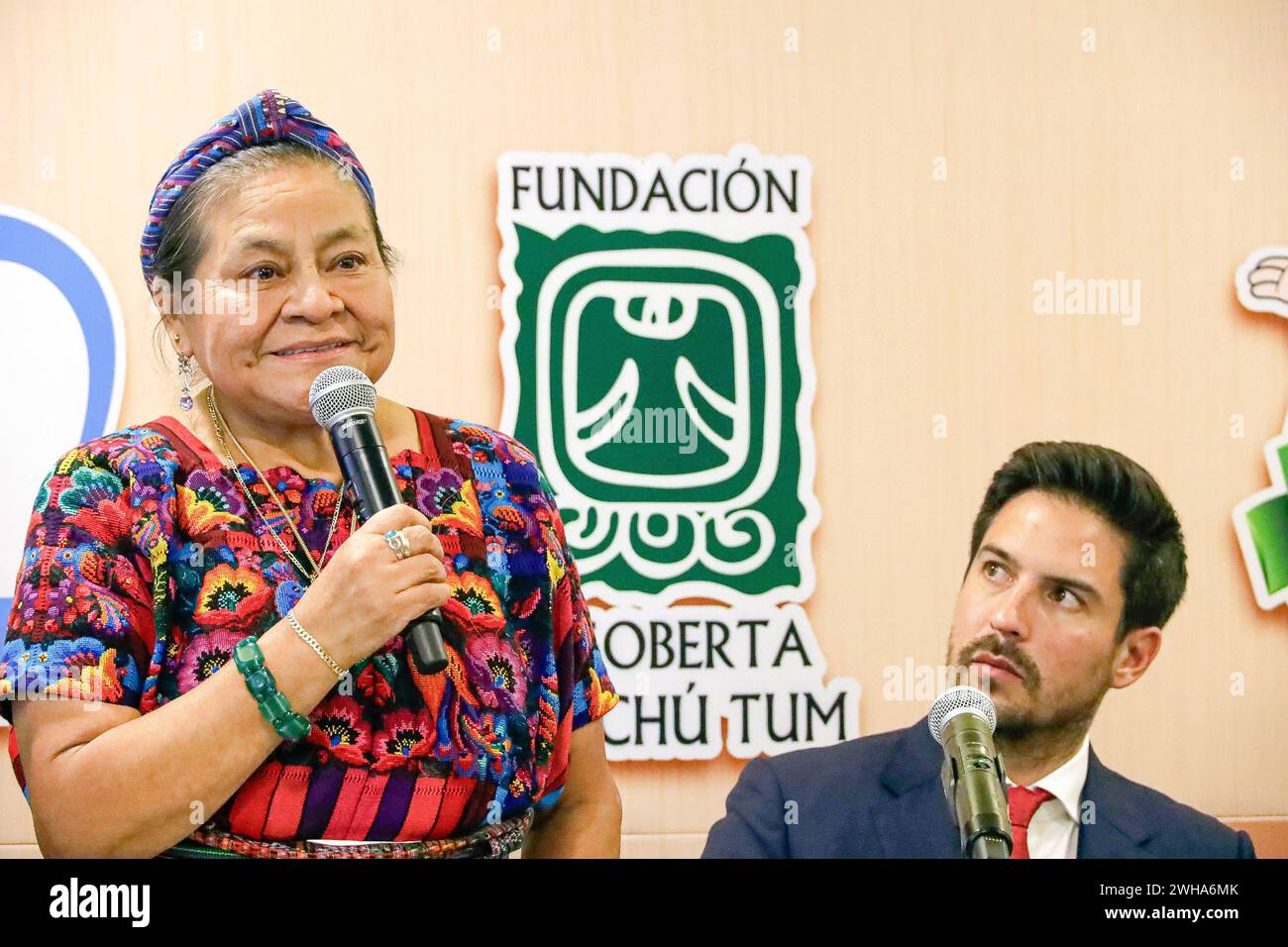 Rigoberta Menchu Tum, Former Nobel Peace Prize Visit Mexico February 7 ...