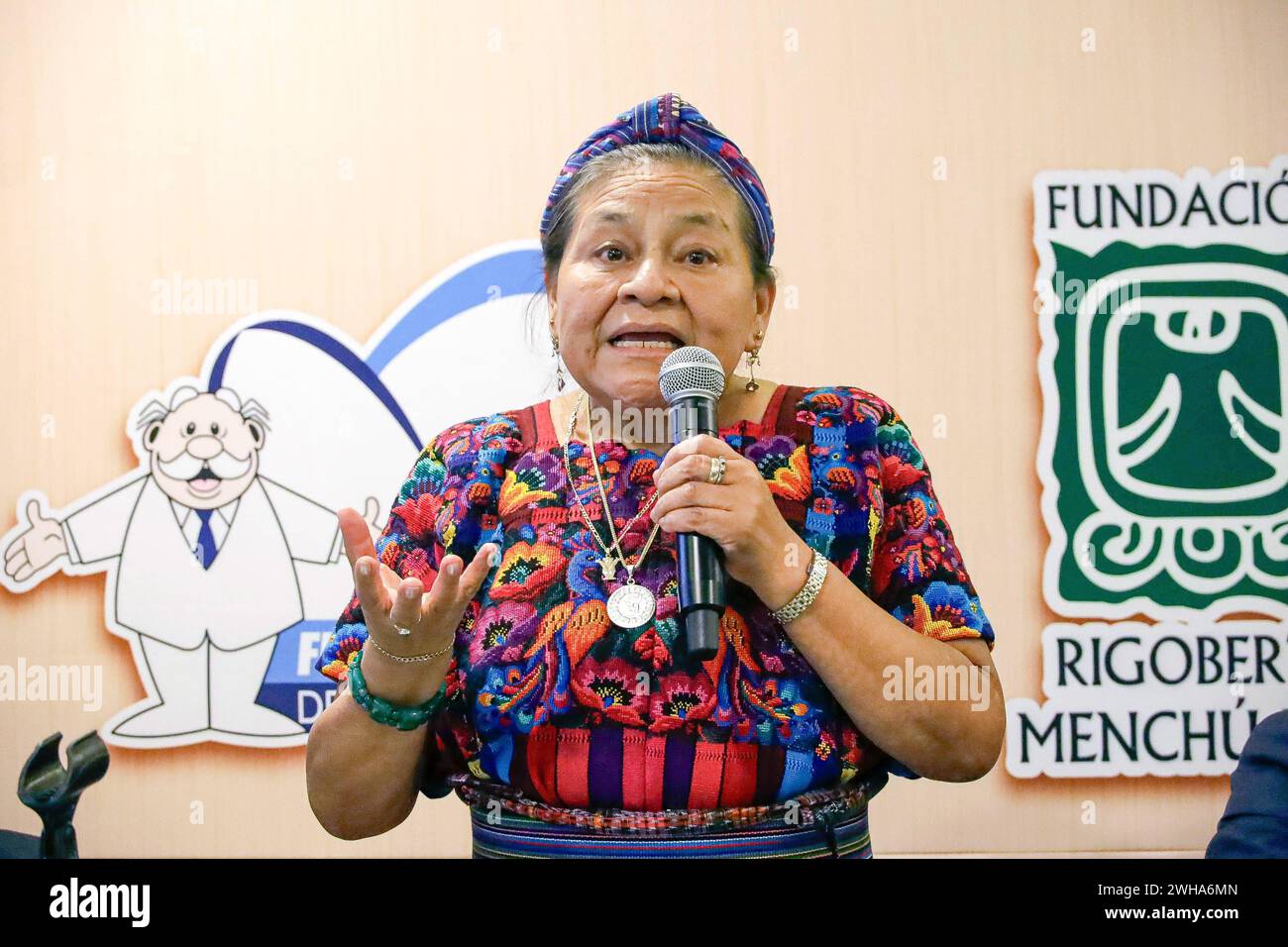 Rigoberta Menchu Tum, Former Nobel Peace Prize Visit Mexico February 7 ...