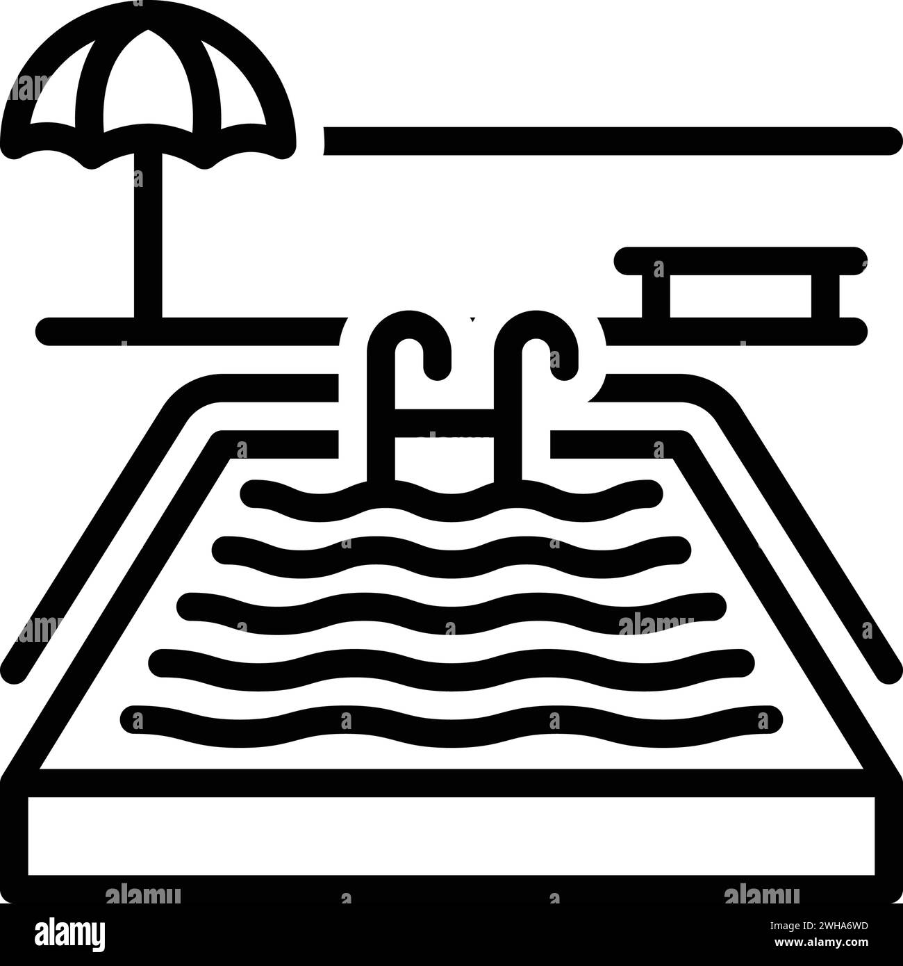 Pools vector vectors hi-res stock photography and images - Alamy