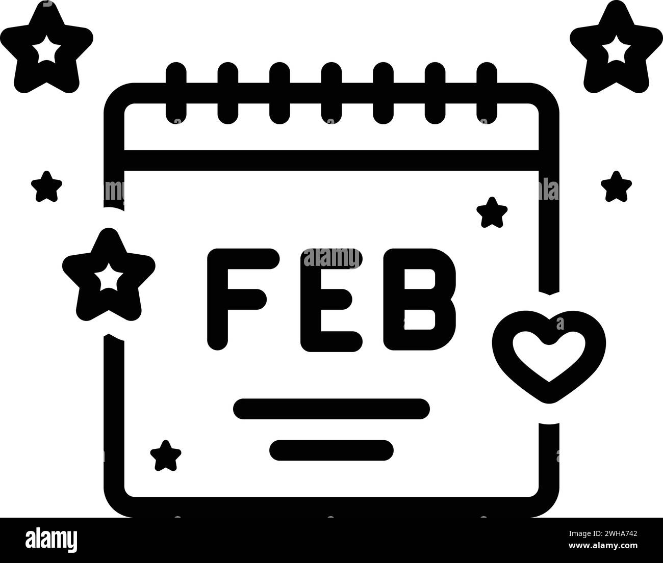 Icon for feb,month Stock Vector Image & Art - Alamy