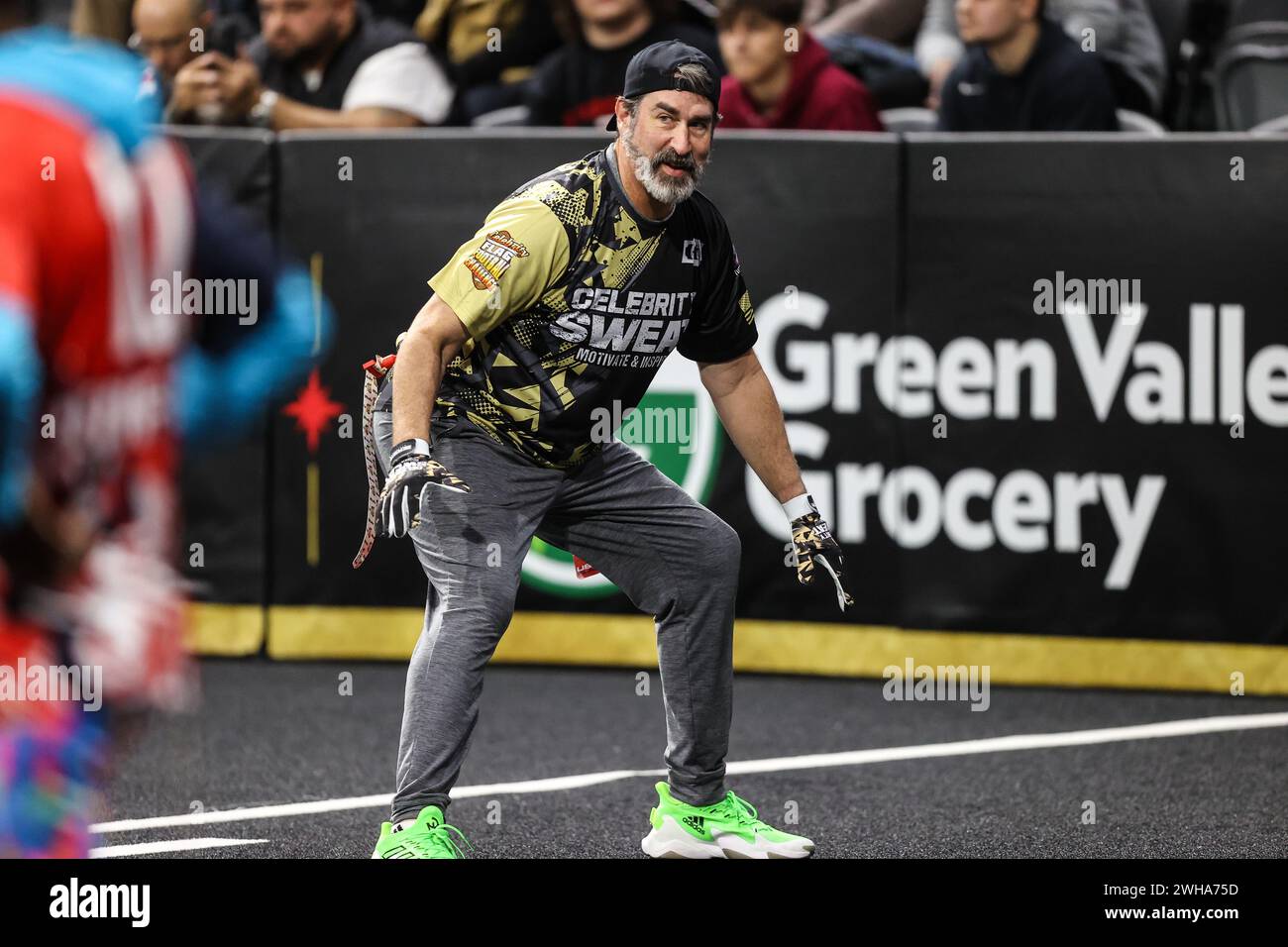 Henderson, NV, USA. 08th Feb, 2024. Actor and Comedian Rob Riggle looks ...