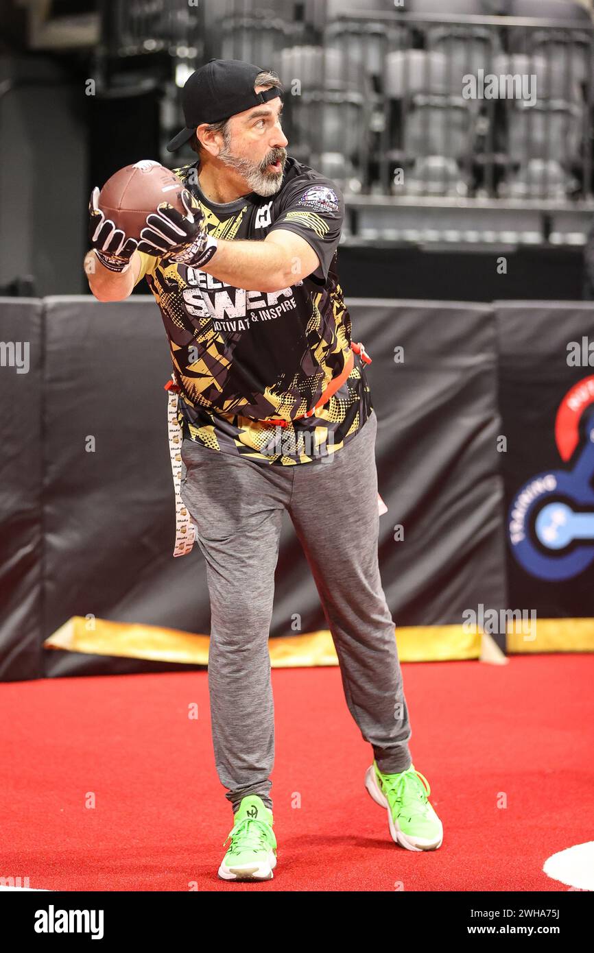 Henderson, NV, USA. 08th Feb, 2024. Actor and Comedian Rob Riggle makes ...