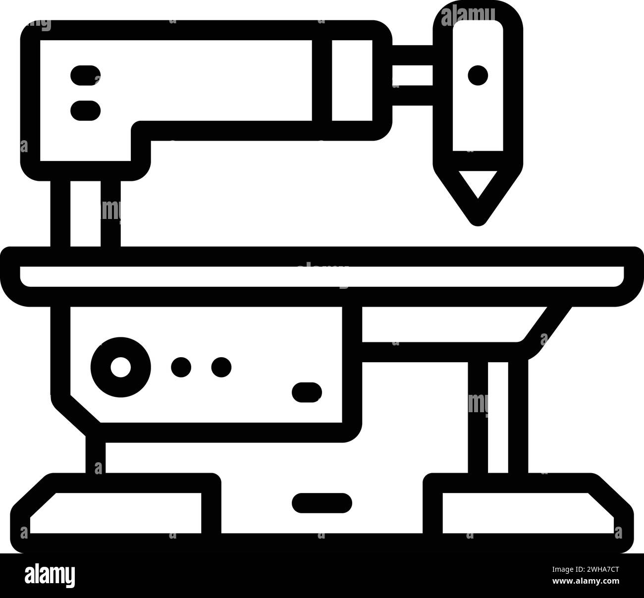 Stitching machines Black and White Stock Photos & Images - Alamy