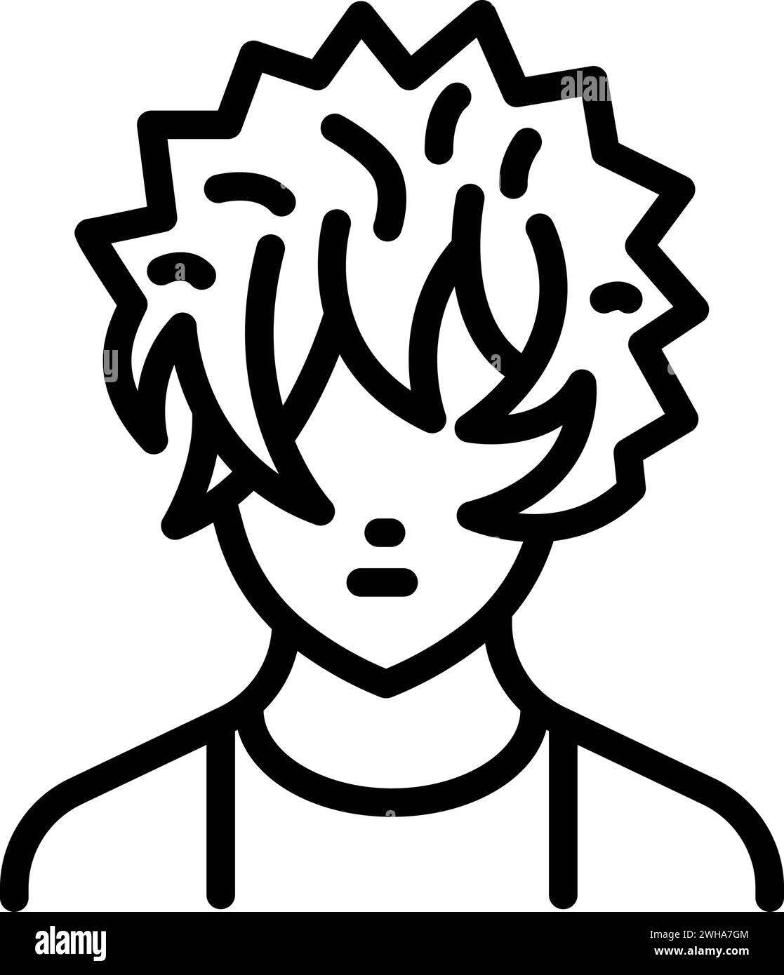 Icon For Anime Style Stock Vector Image Art Alamy