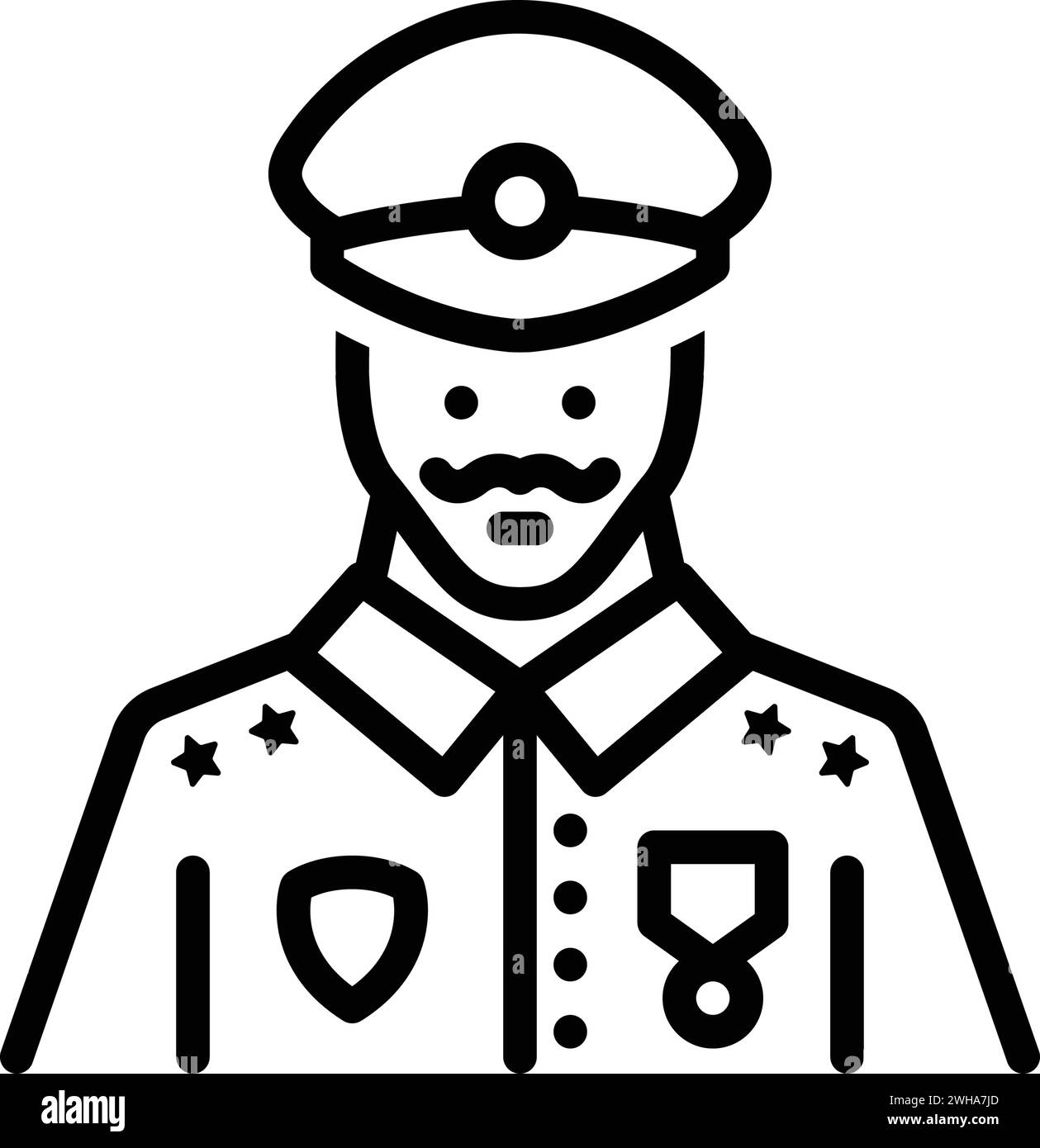 Icon for commander,veteran Stock Vector Image & Art - Alamy