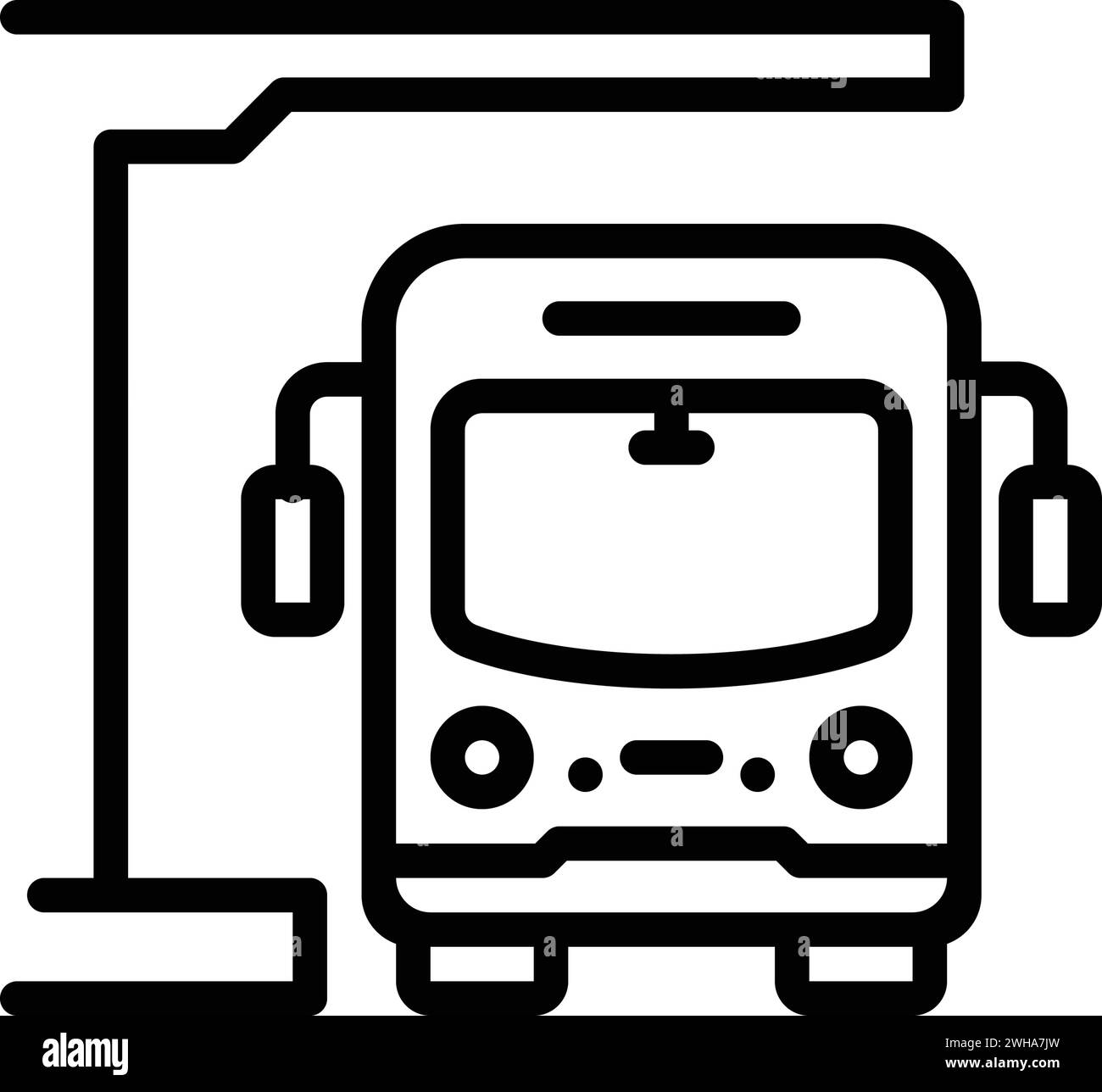 Icon for transit,bus stop Stock Vector Image & Art - Alamy