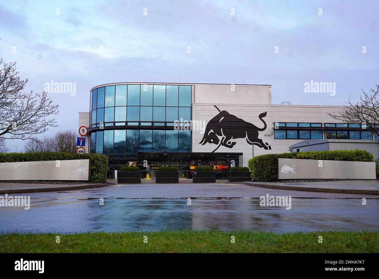 A general view of the Red Bull Technology Campus in Milton Keynes ...