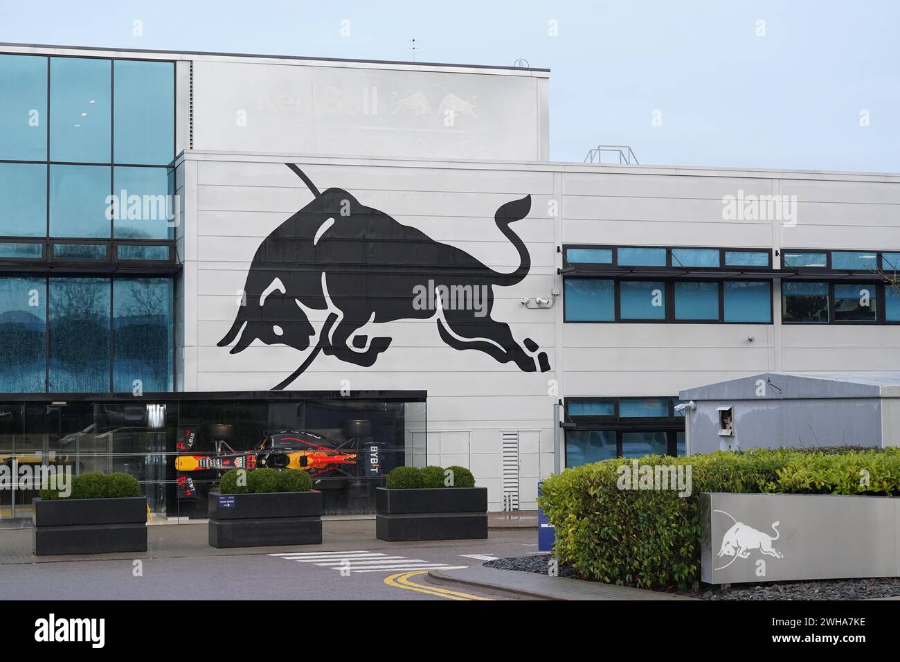 A general view of the Red Bull Technology Campus in Milton Keynes ...