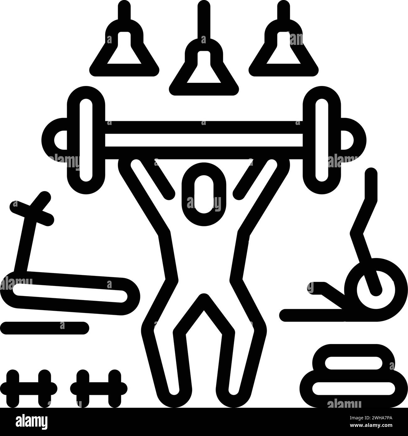 Icon for gym,gymnasium Stock Vector Image & Art - Alamy