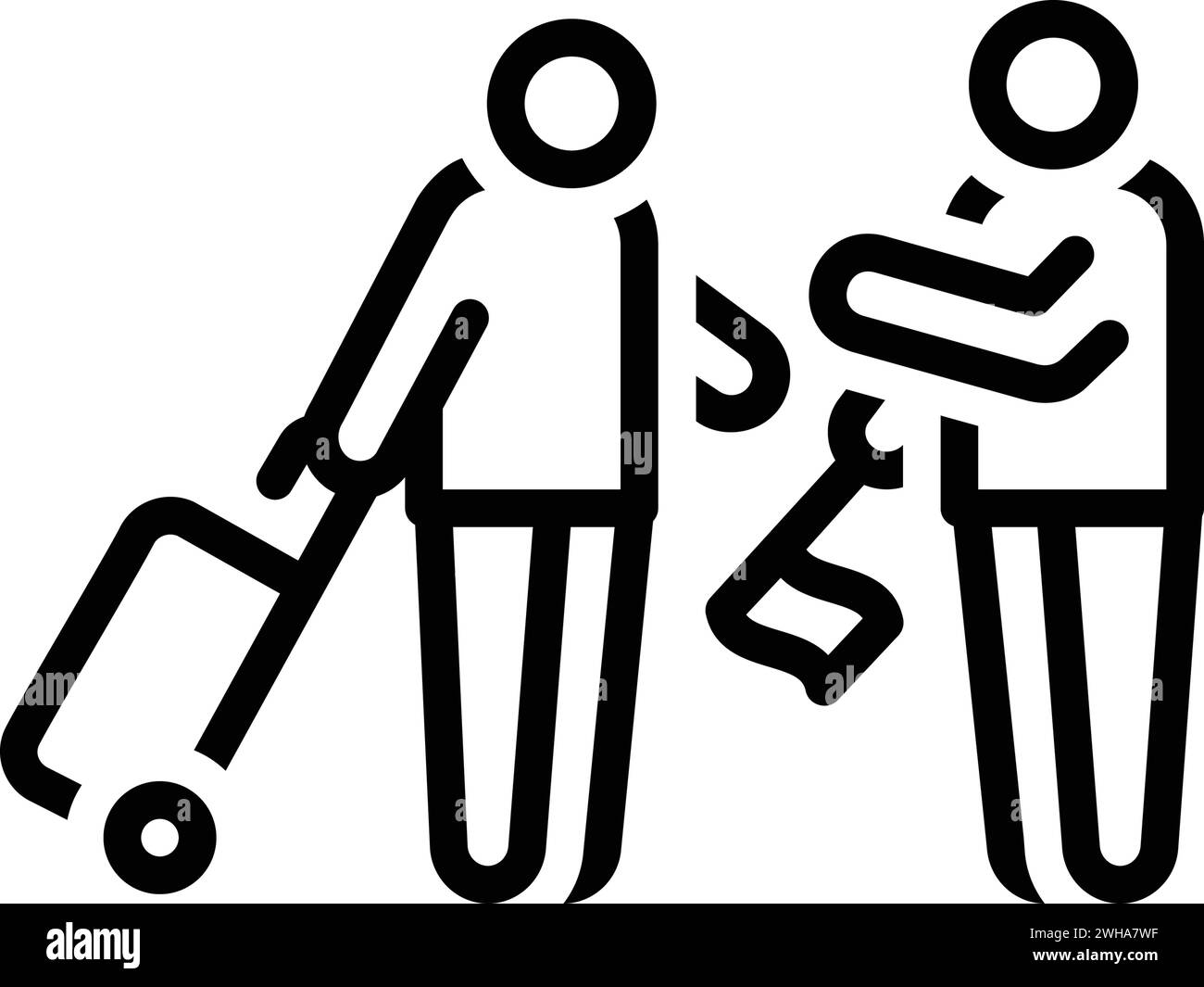 Tour guide icon vector vectors hi-res stock photography and images - Alamy