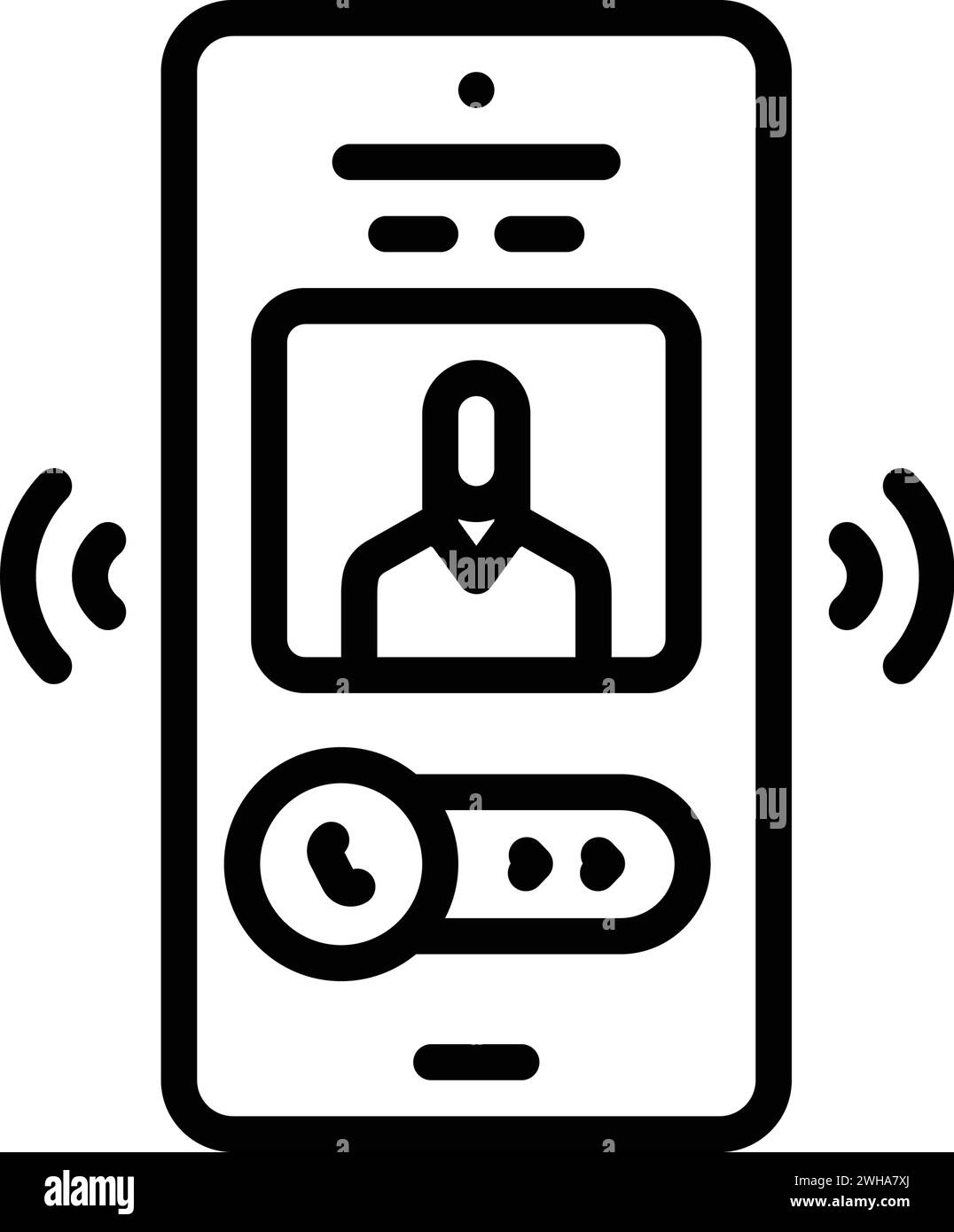 Icon for called,video call Stock Vector Image & Art - Alamy