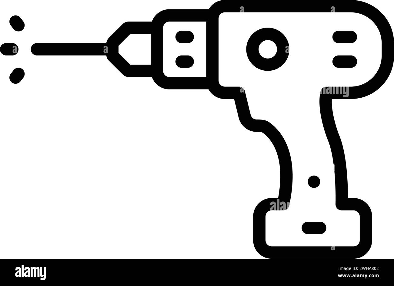 Icon for drill,cordless Stock Vector Image & Art - Alamy