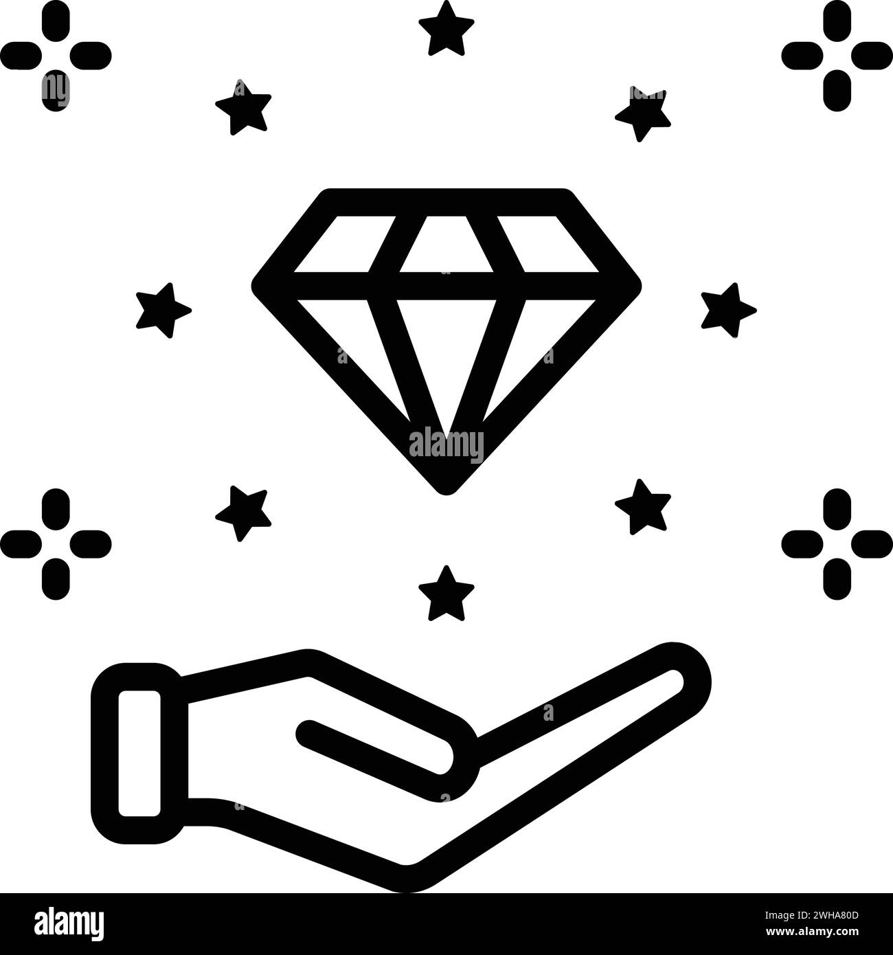 Icon for values,diamond Stock Vector Image & Art - Alamy