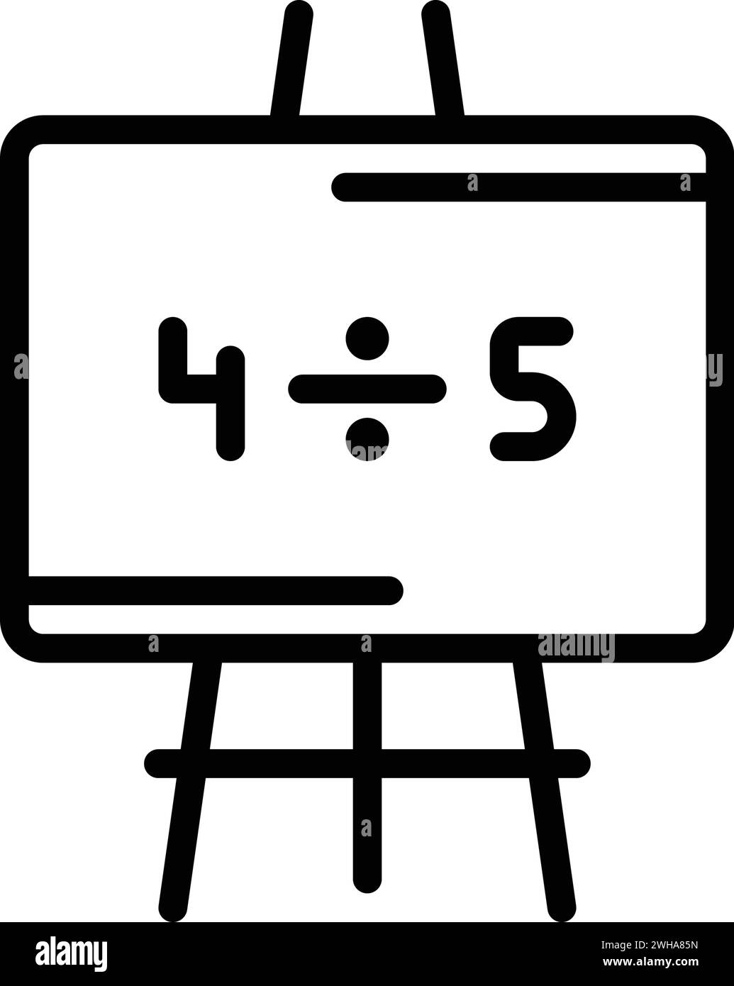 Icon for division,number Stock Vector Image & Art - Alamy