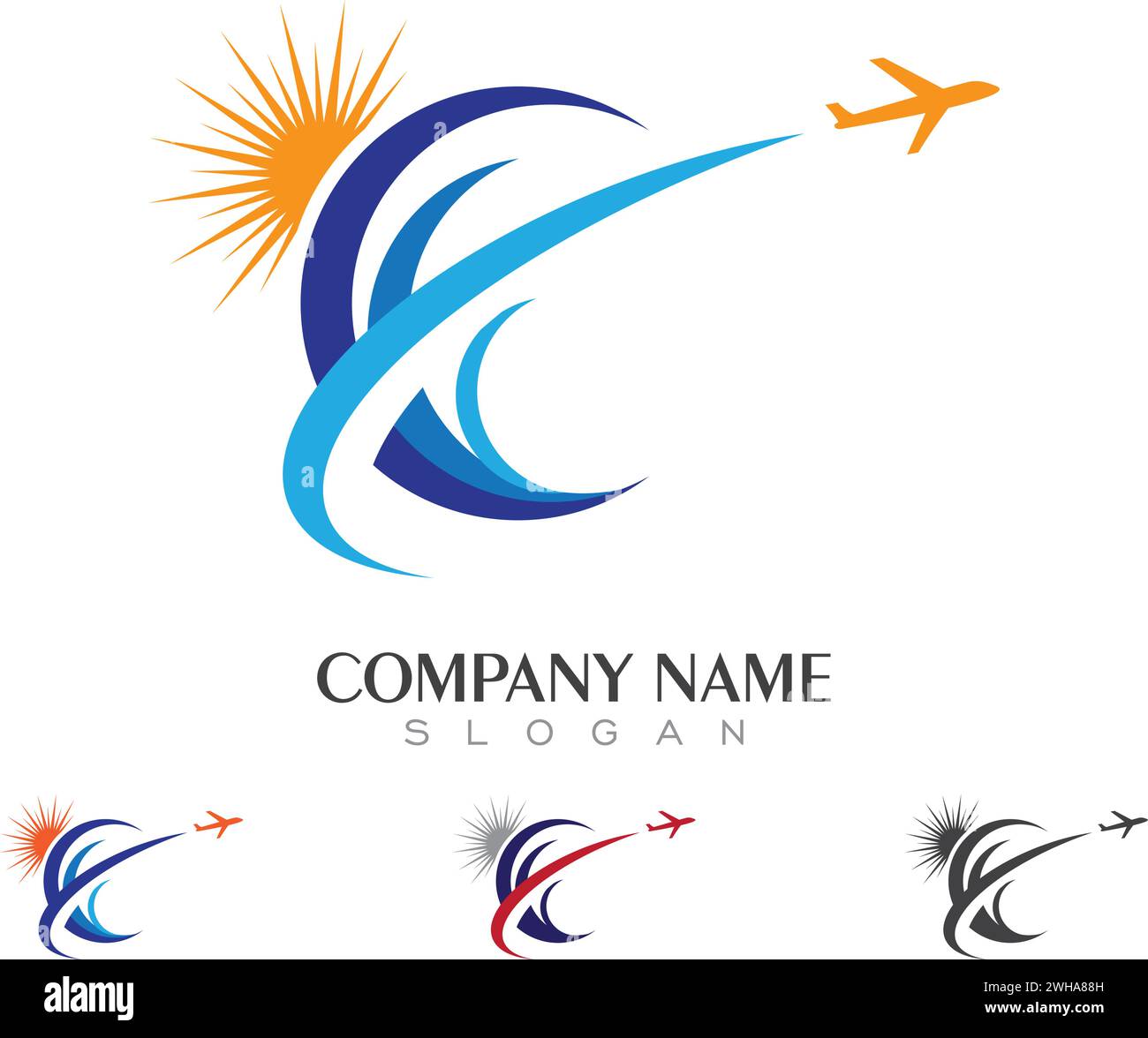 Faster Logo Template vector icon illustration design Stock Vector Image ...