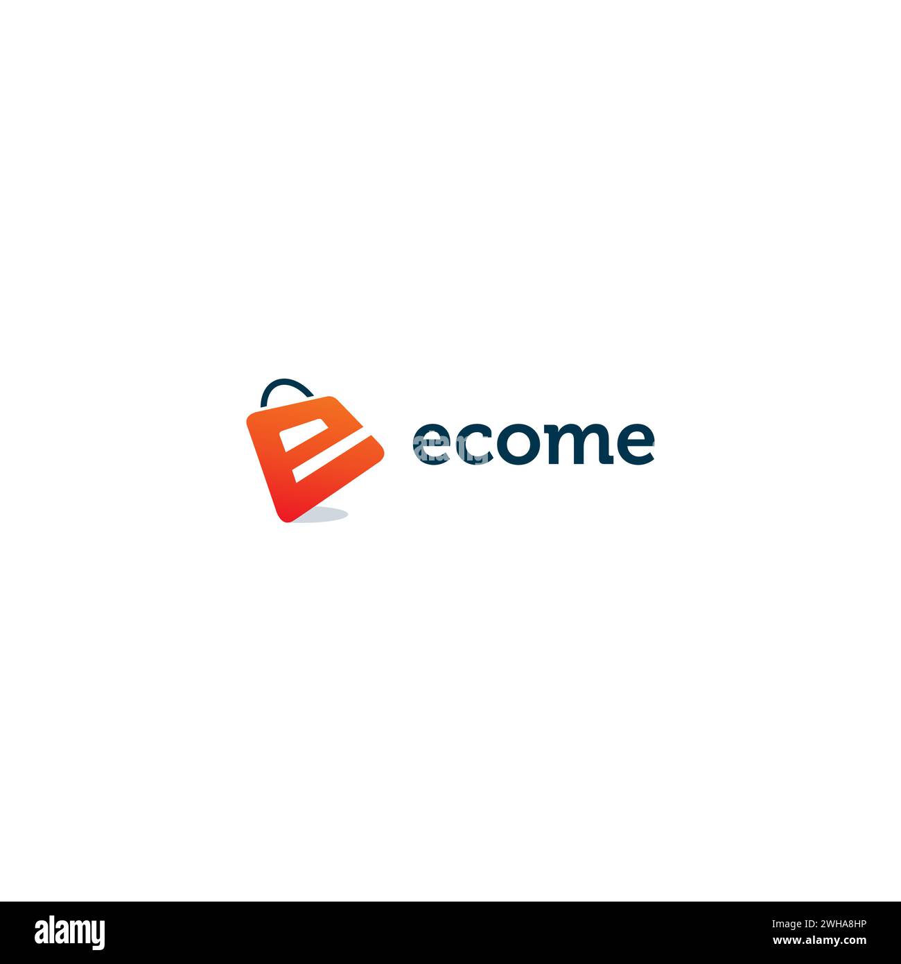 E Come logo. Letter E Bag logo Stock Vector Image & Art - Alamy