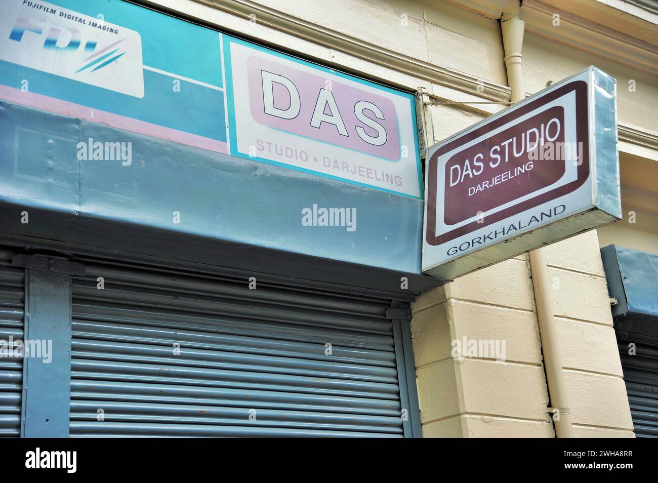 Das Studio sign board, Darjeeling, Gorkhaland, West Bengal, India, Asia ...