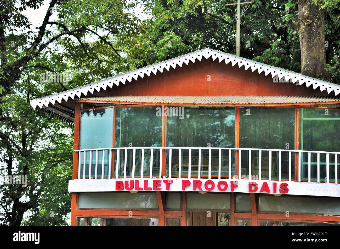 Bullet Proof Dais, Shrubbery Nightingale Park, Darjeeling, West Bengal ...