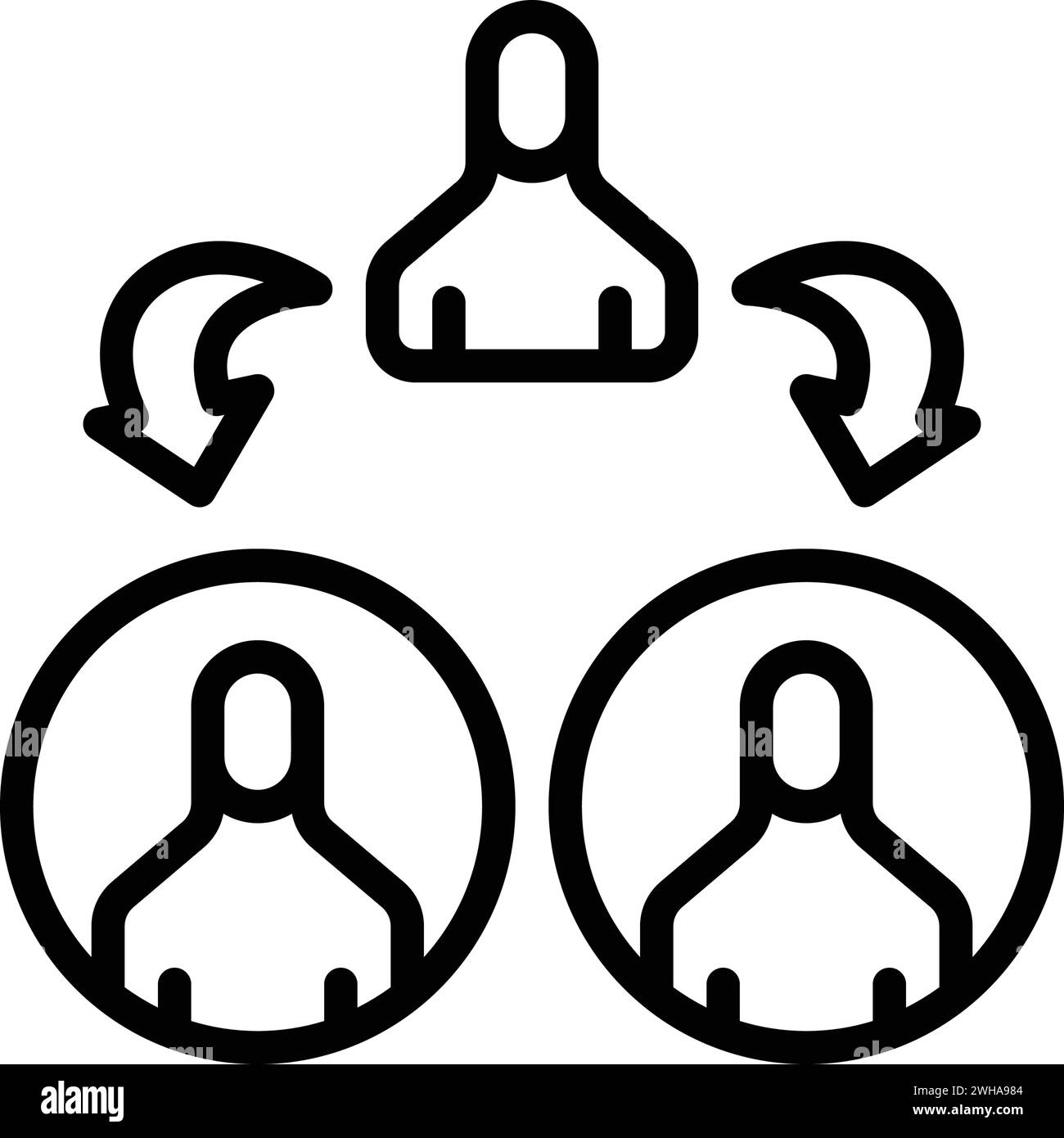 Referral icon Stock Vector Images - Alamy