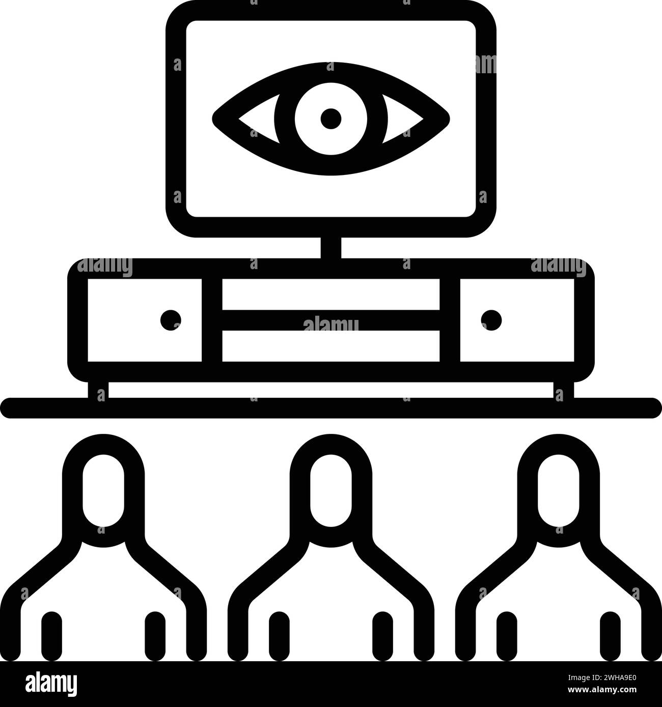 Movie viewer Black and White Stock Photos & Images - Alamy