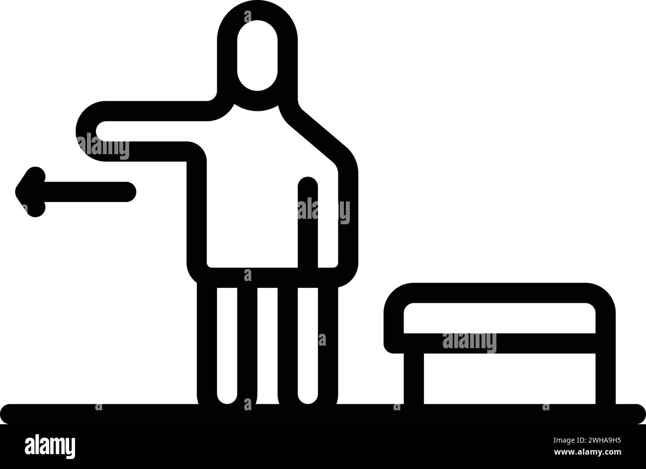 Left look Stock Vector Images - Alamy