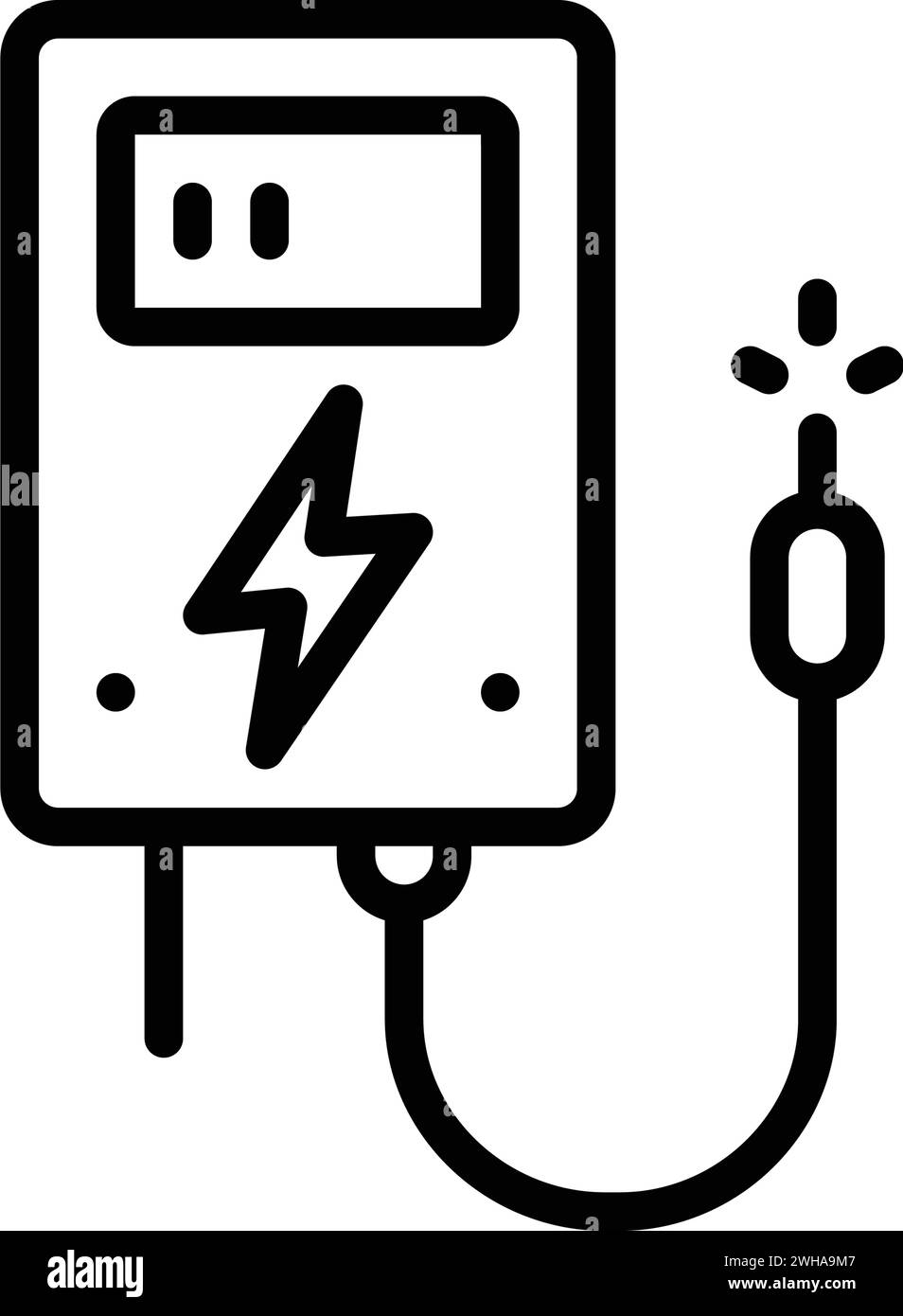 Icon for watt,battery Stock Vector Image & Art - Alamy