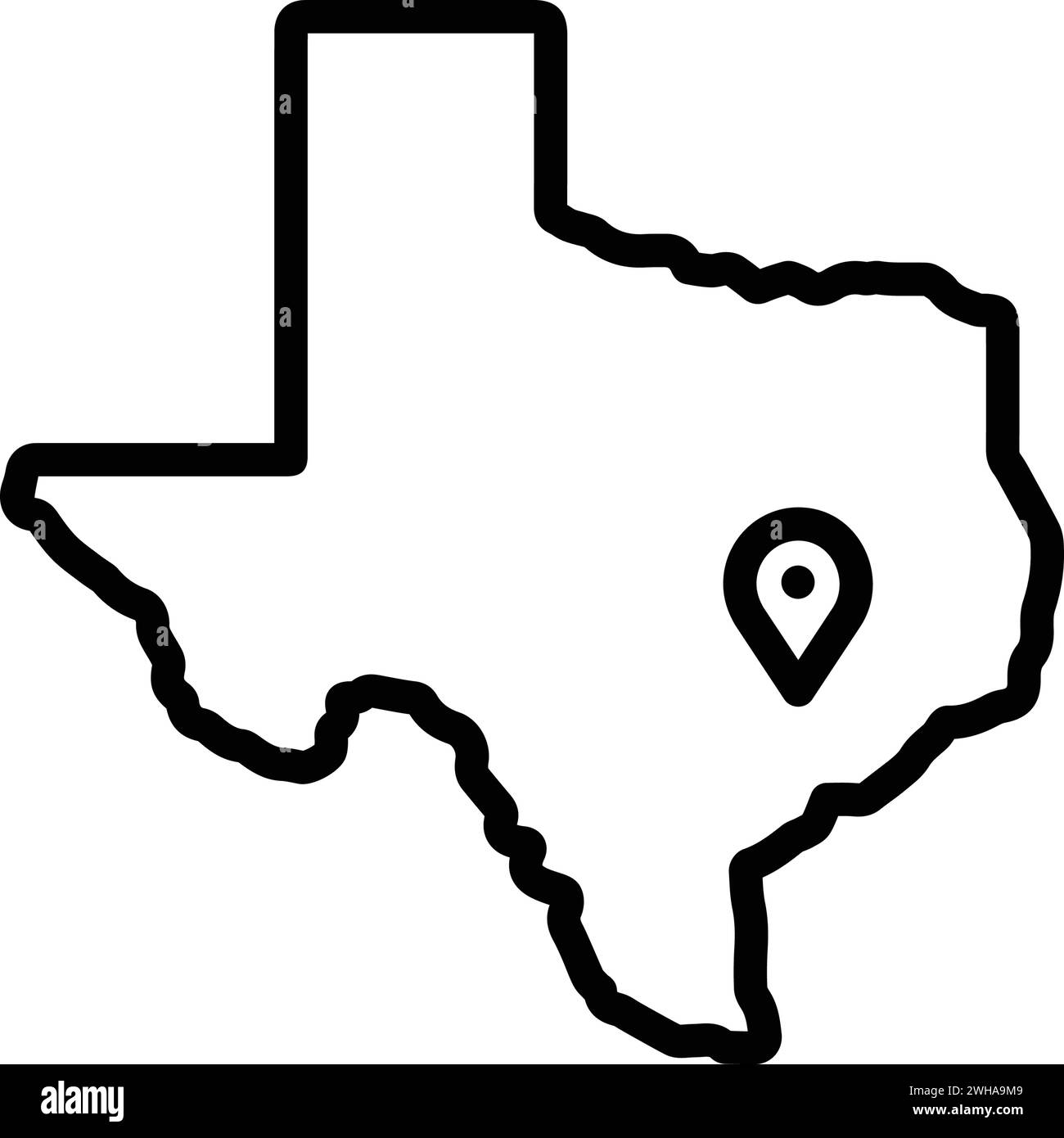 Houston Texas Map Logo Houston Texas Cute Map Houston San Antonio