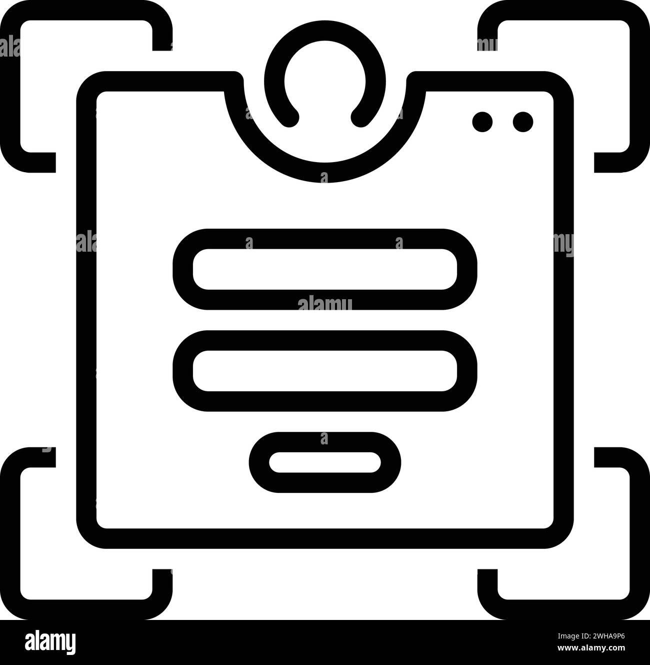 Icon for signup,registration Stock Vector Image & Art - Alamy